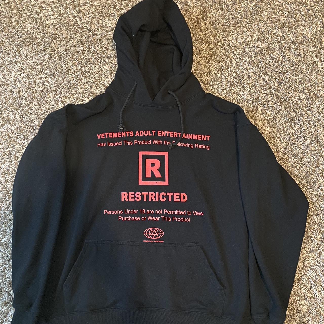 Vetements adult entertainment 18+ Size M Please... - Depop