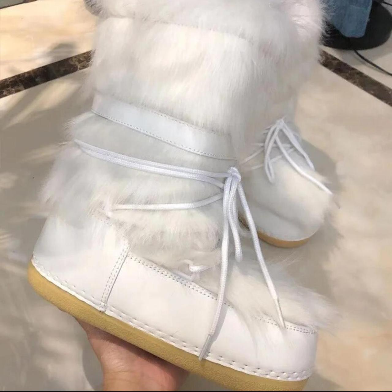 y2k winter snow boots so cute for the winter... - Depop