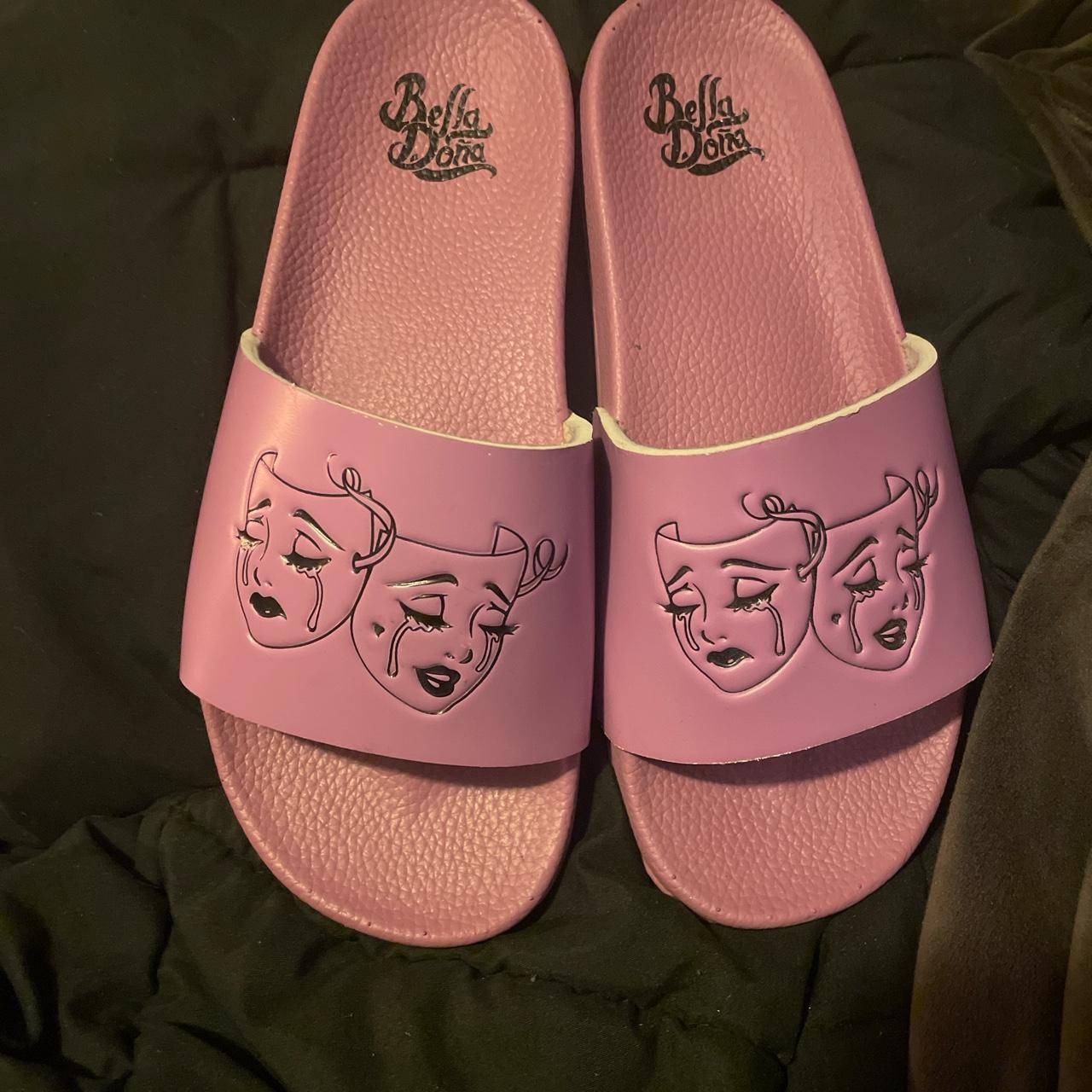 Women's Pink Slides | Depop