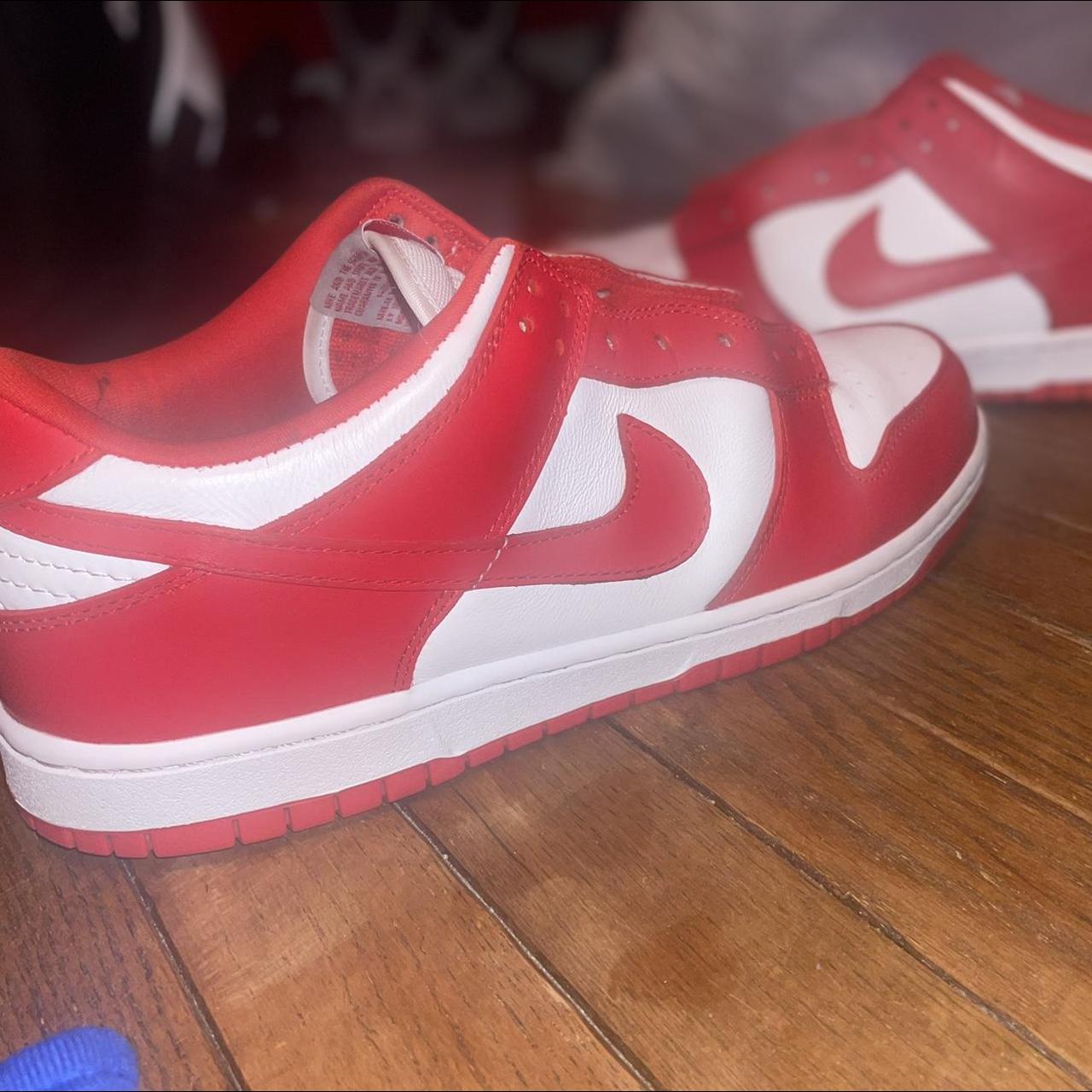 University Red Nike Dunks Size 12 COMES WITH WHITE... - Depop