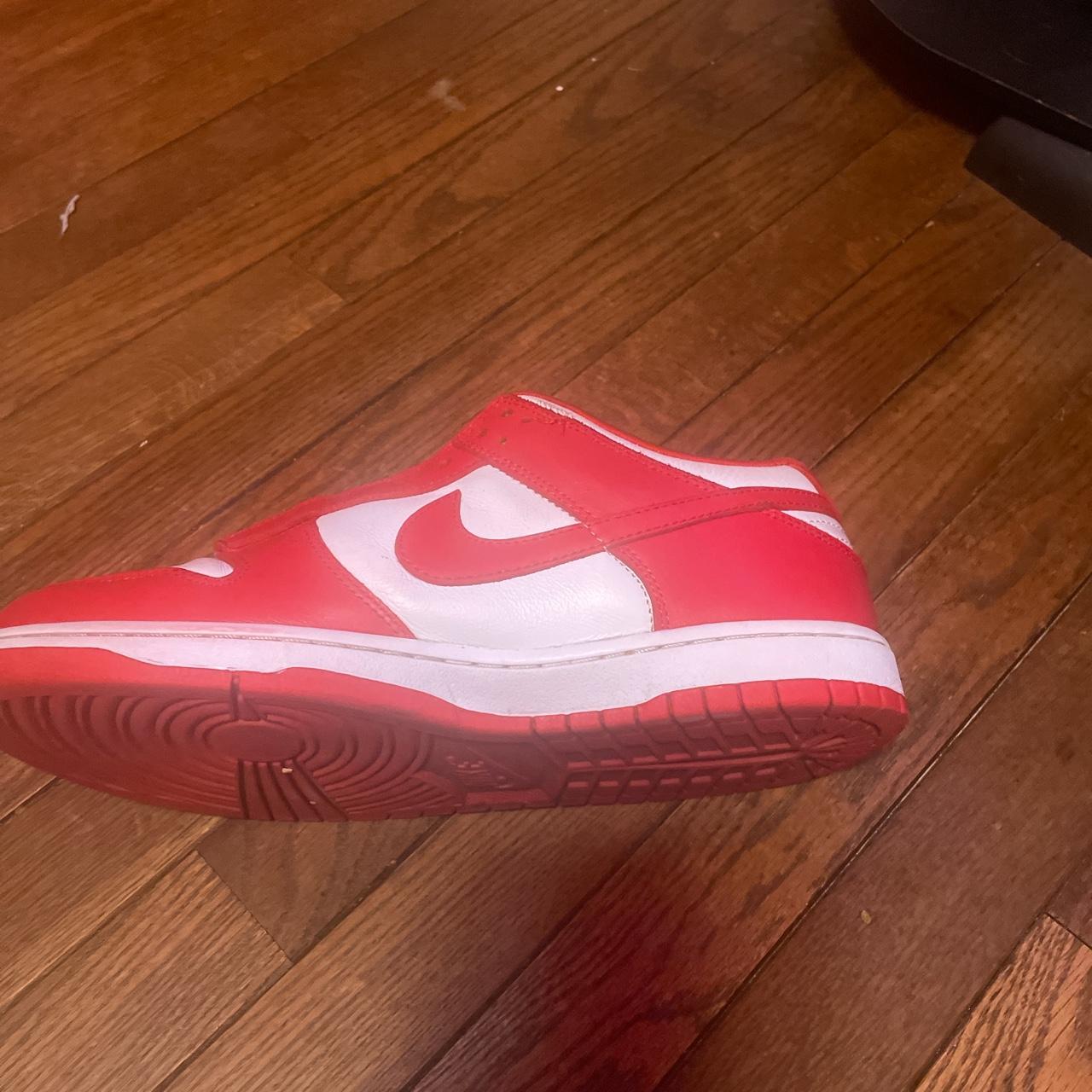 University Red Nike Dunks Size 12 COMES WITH WHITE... - Depop