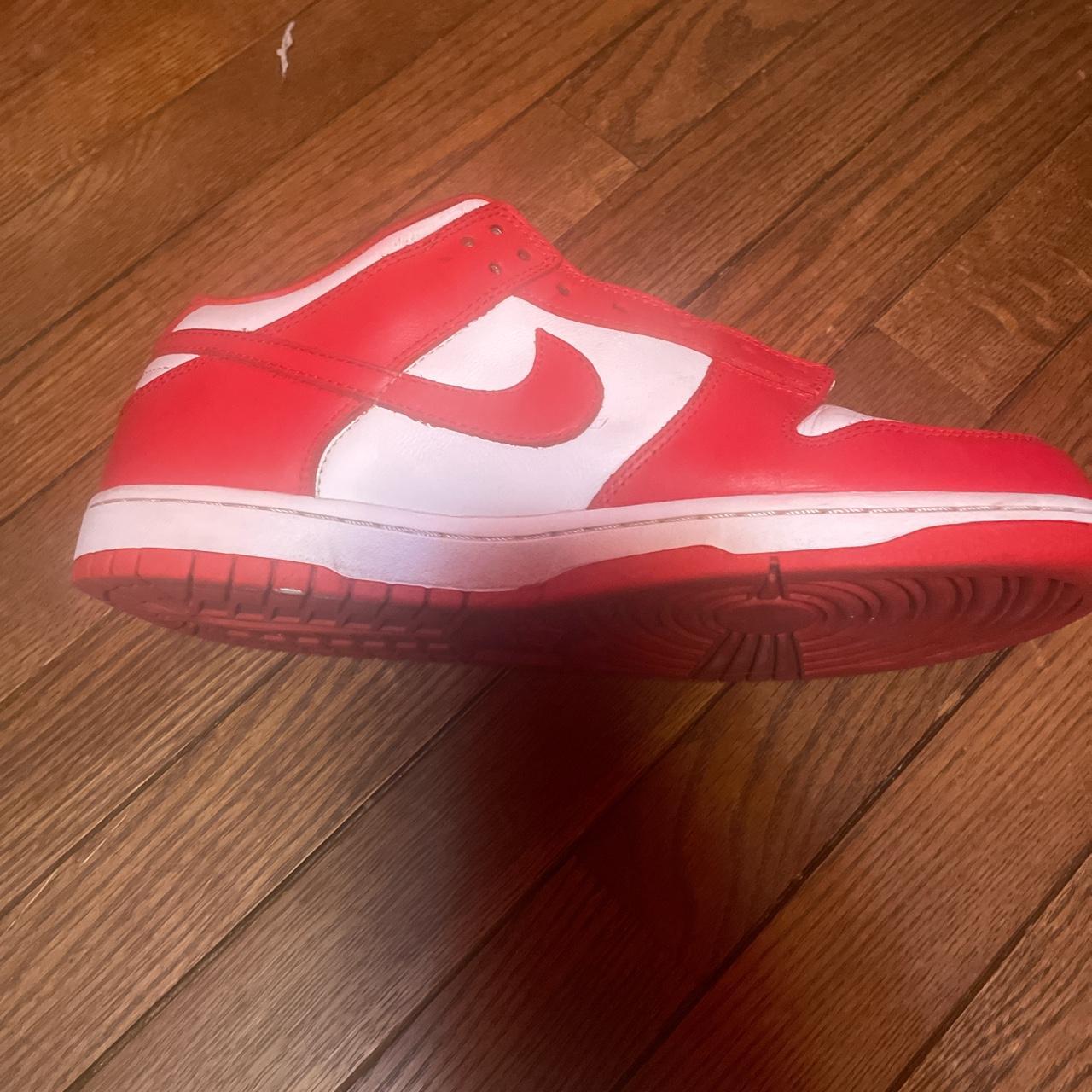 University Red Nike Dunks Size 12 COMES WITH WHITE... - Depop
