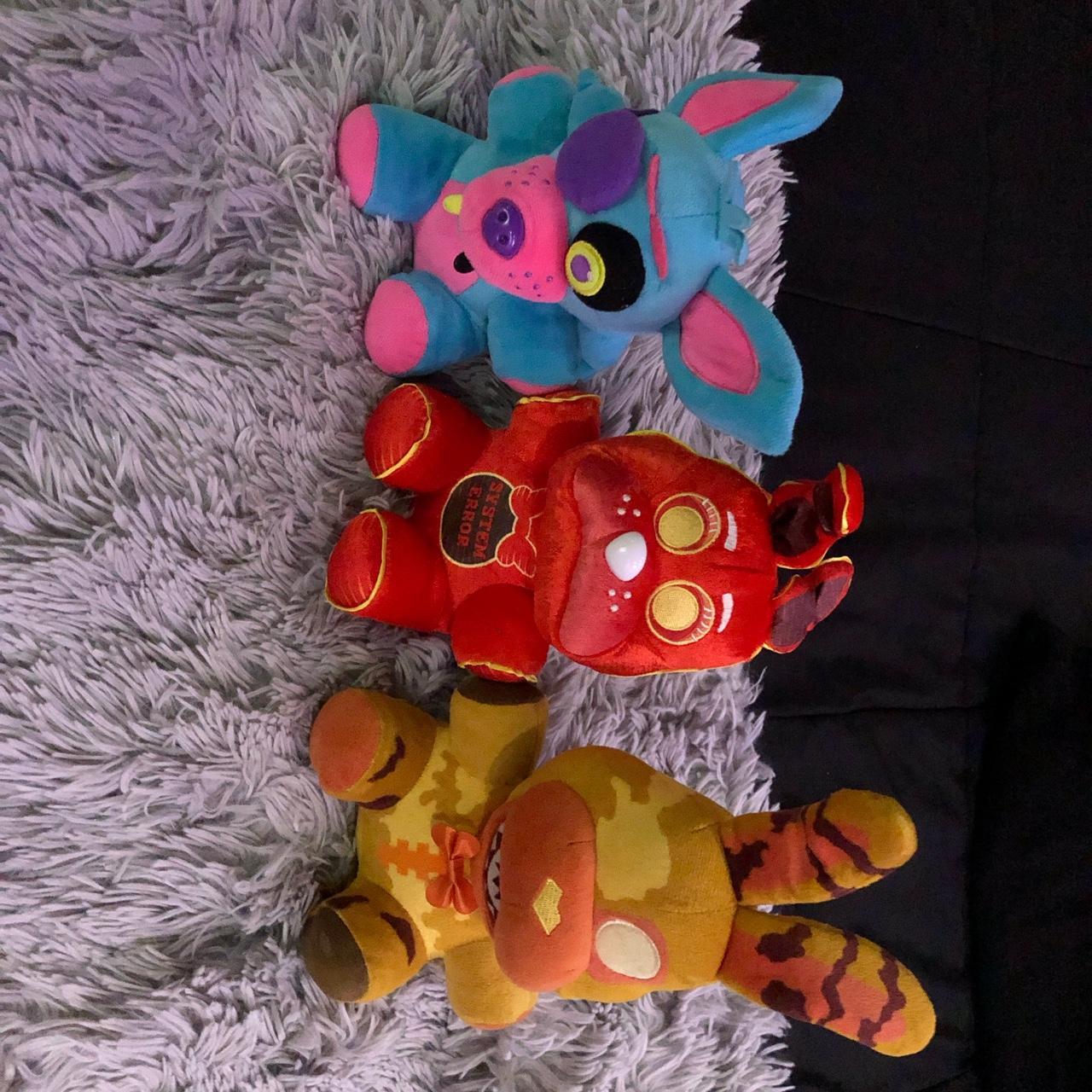 Three really cute five nights at Freddie’s stuffies!! - Depop