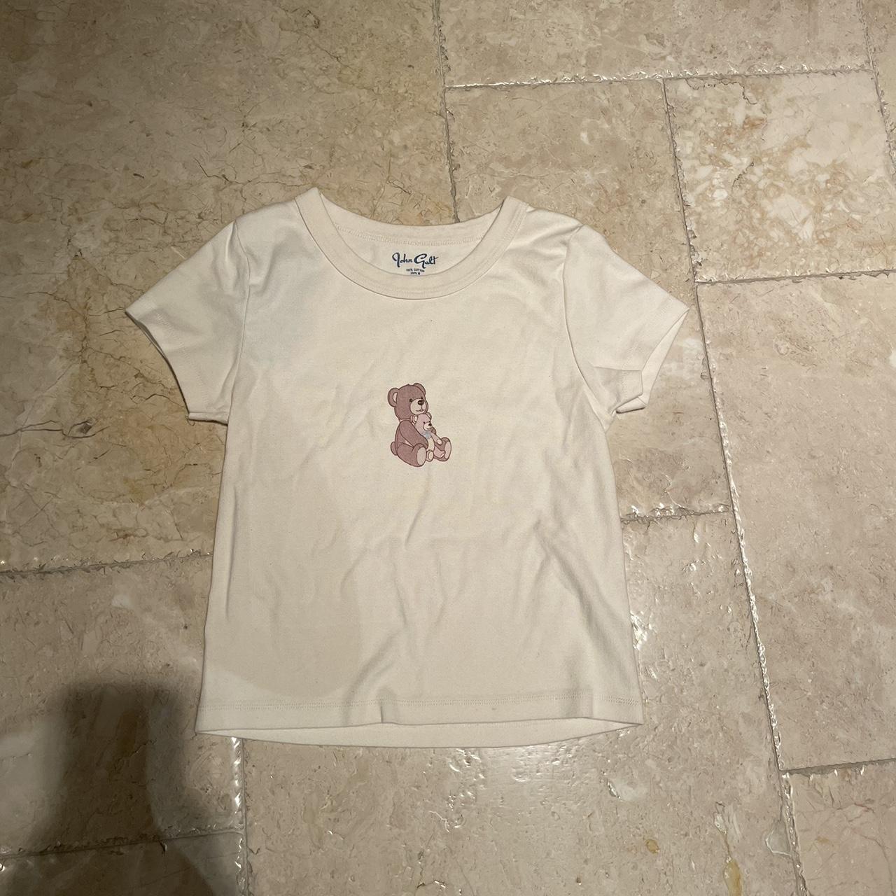 Brandy Melville teddy bear sitting with bear Ashlyn... - Depop