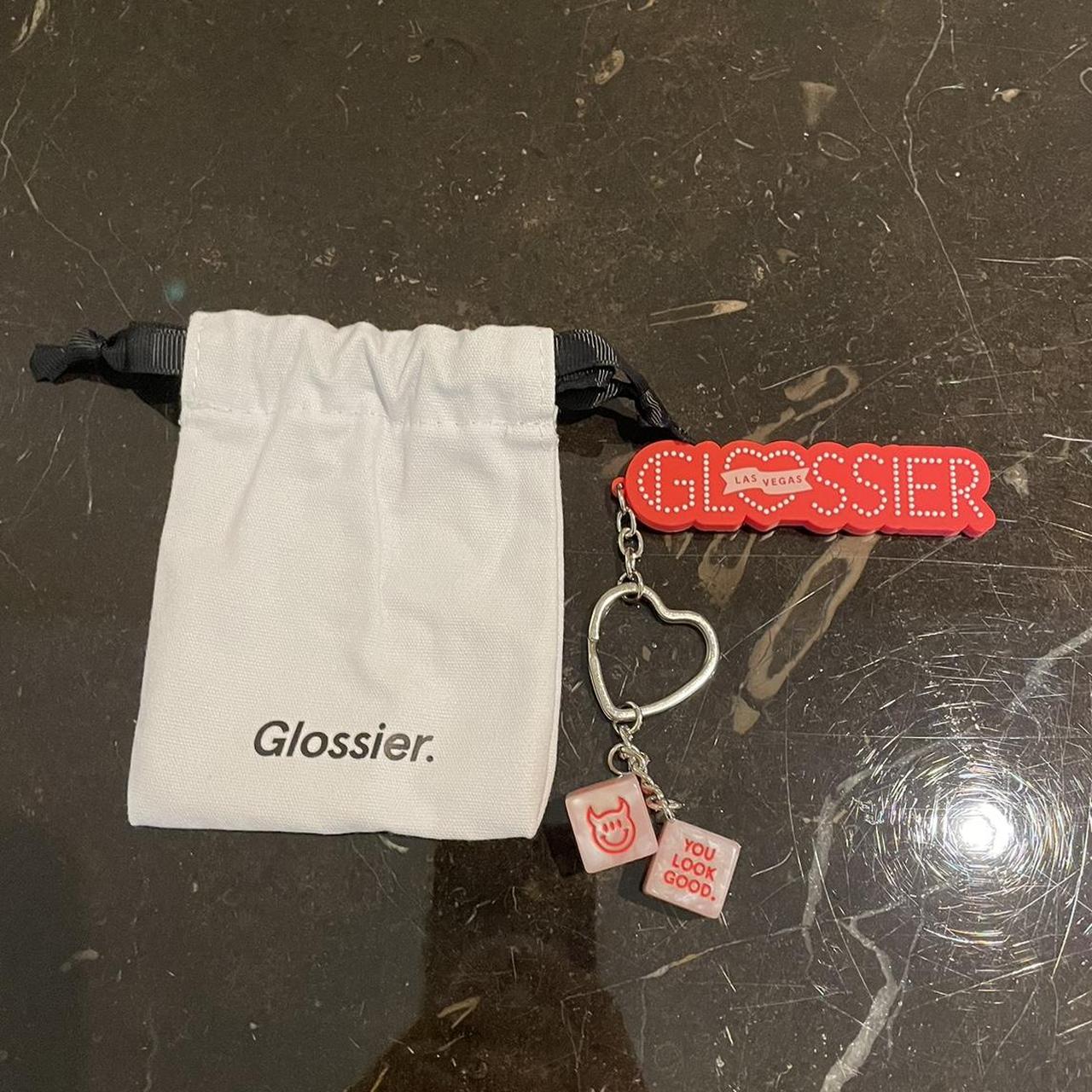 Glossier Las Vegas keychain Exclusive in Las Vegas... - Depop
