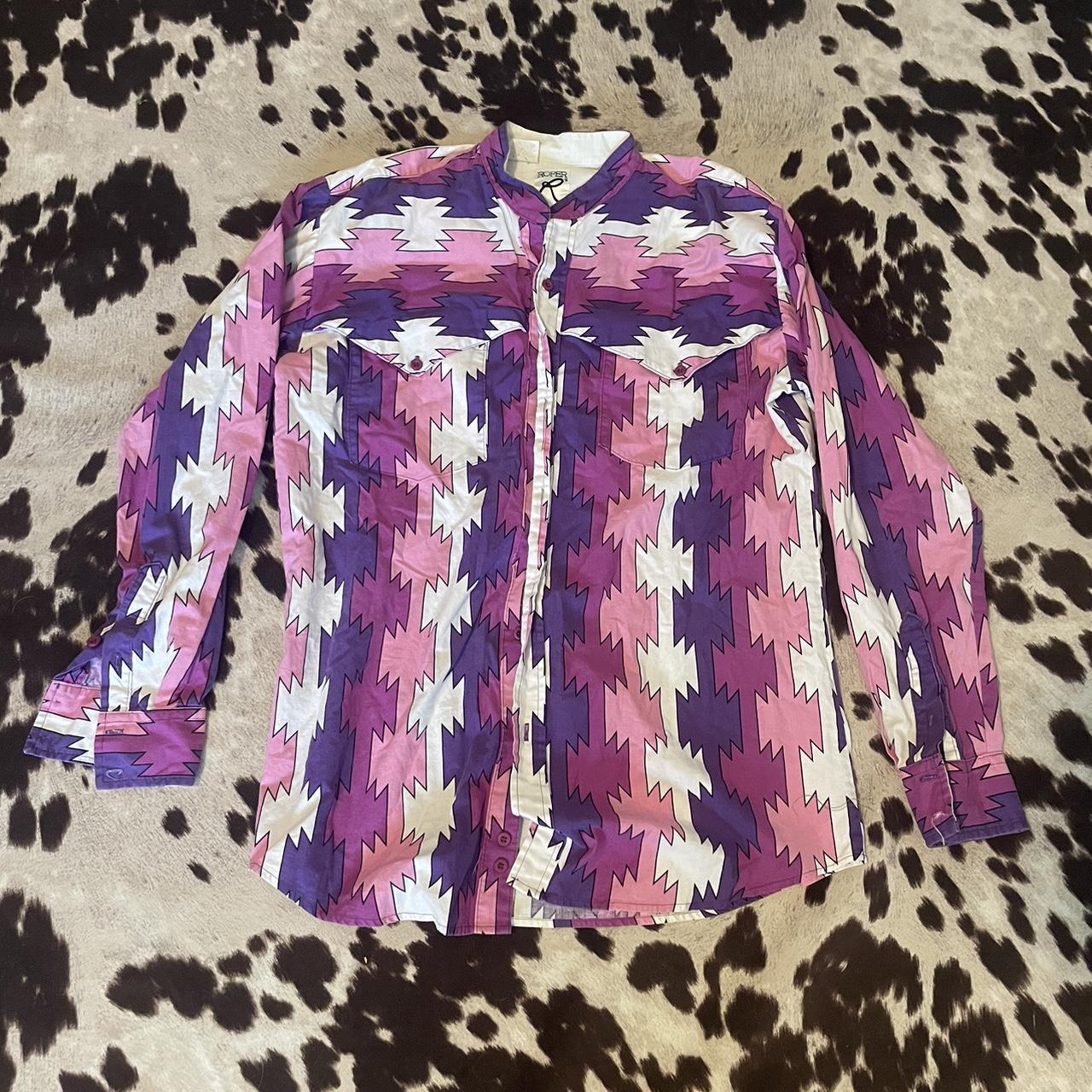 Vintage roper button up paper tag large - Depop