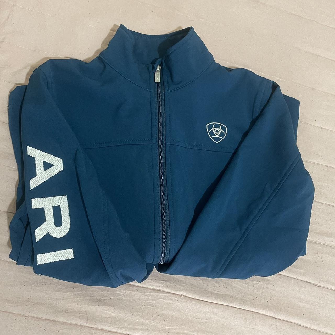 Size small Dark blue teal Ariat jacket Brand new... - Depop