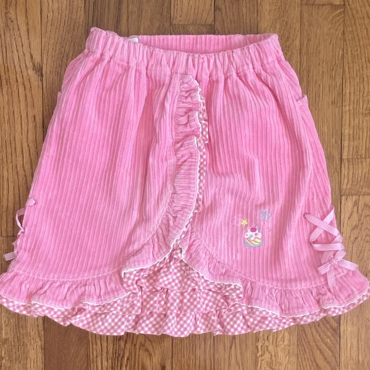 mezzo piano pink ribbon skirt 🎀 japanese size 130 —... - Depop