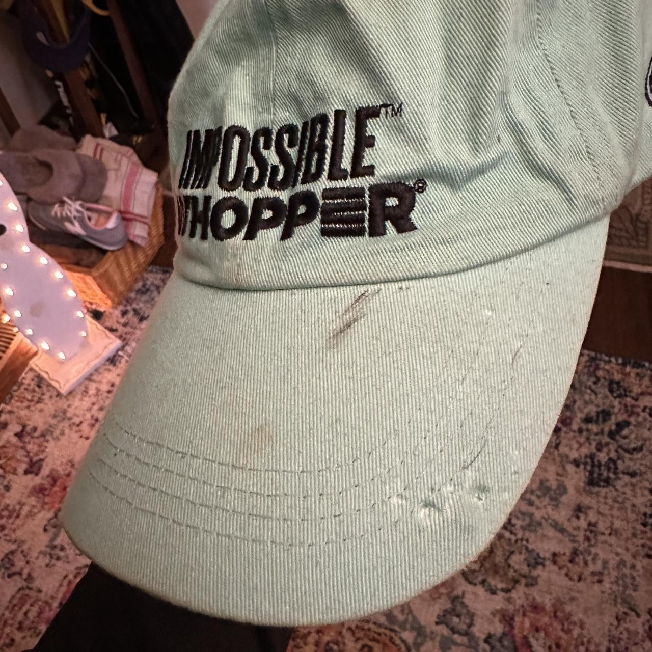 mint green impossible whopper burger king baseball... - Depop