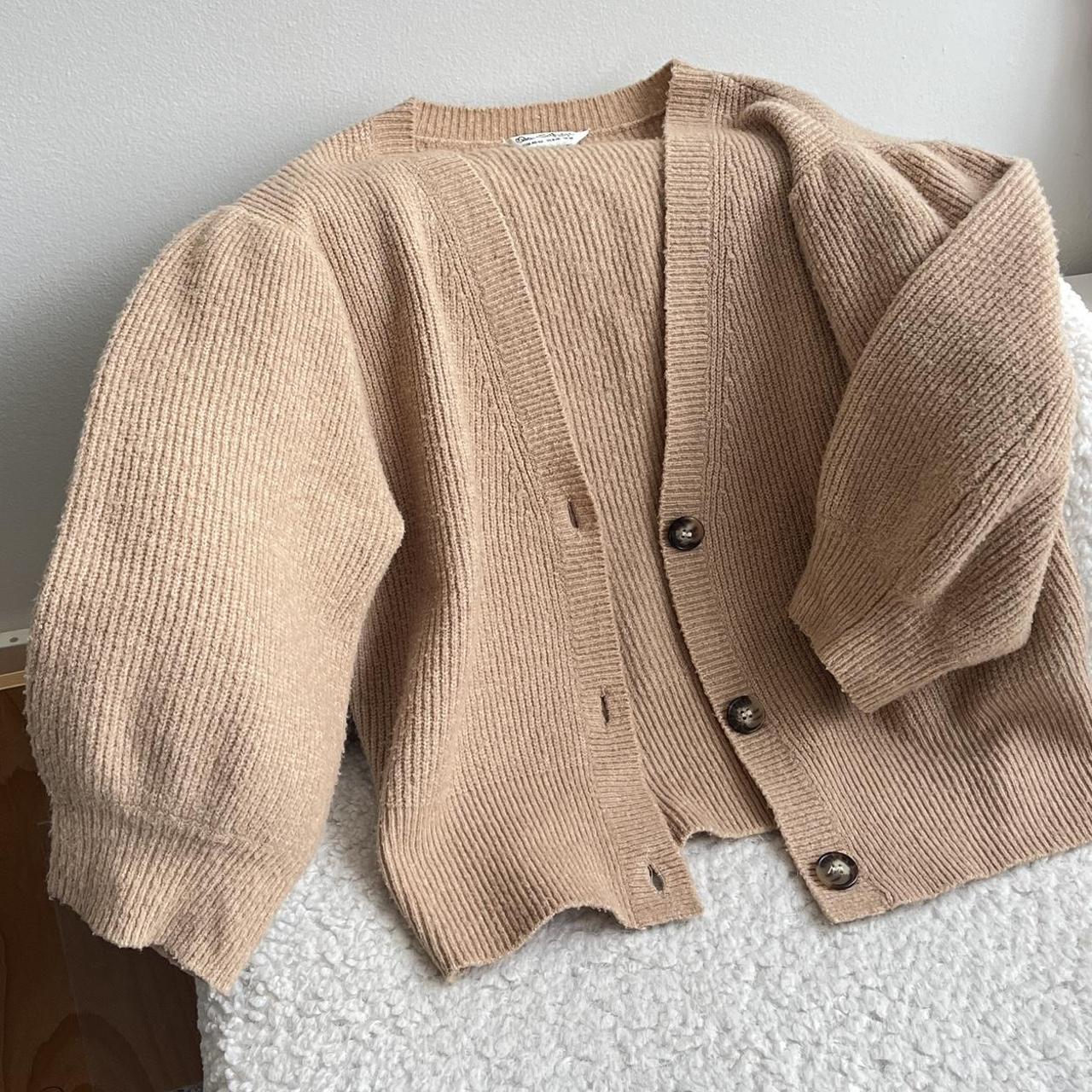 Miss selfridge cropped half sleeve cardigan with... - Depop