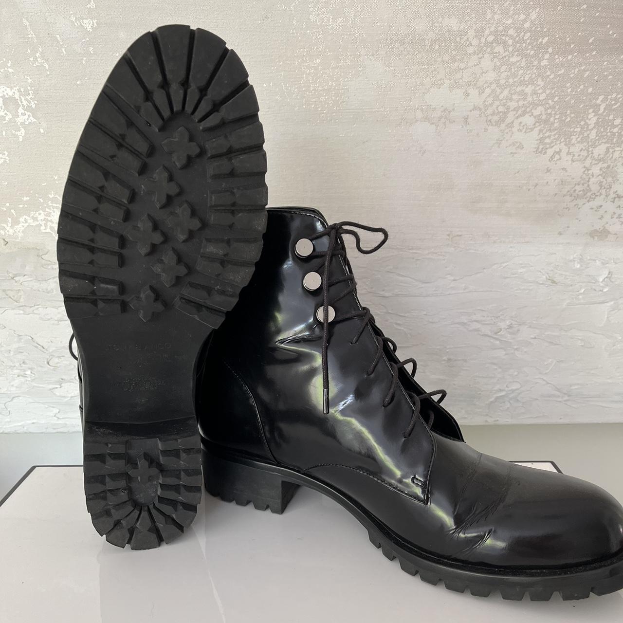 Tony Bianco lace up boots Military style Black RRP:... - Depop