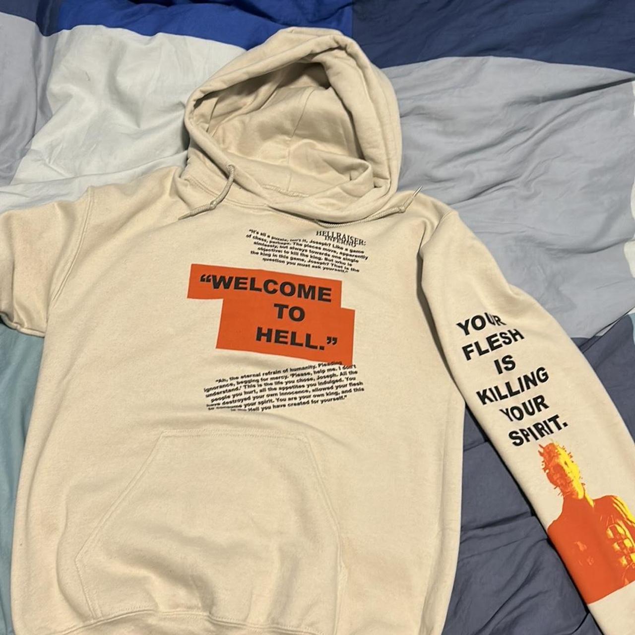 Hellraiser Welcome to Hell Hoodie - Depop