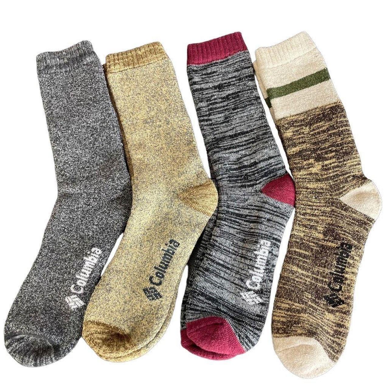 Columbia Men's Wool Socks Set of 4 New Brand:... - Depop