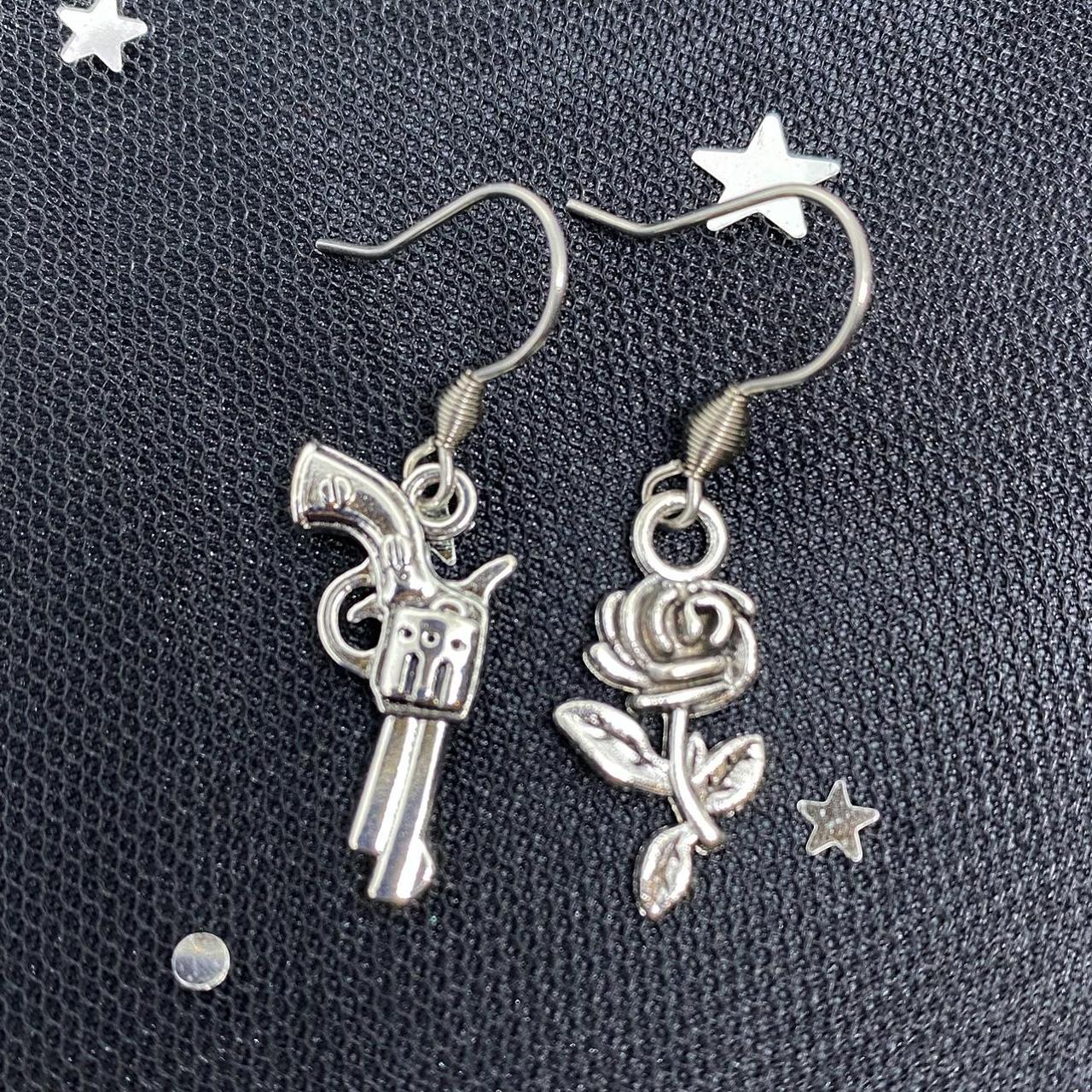 Guns N Roses inspired earrings Made by me :) Comes... - Depop