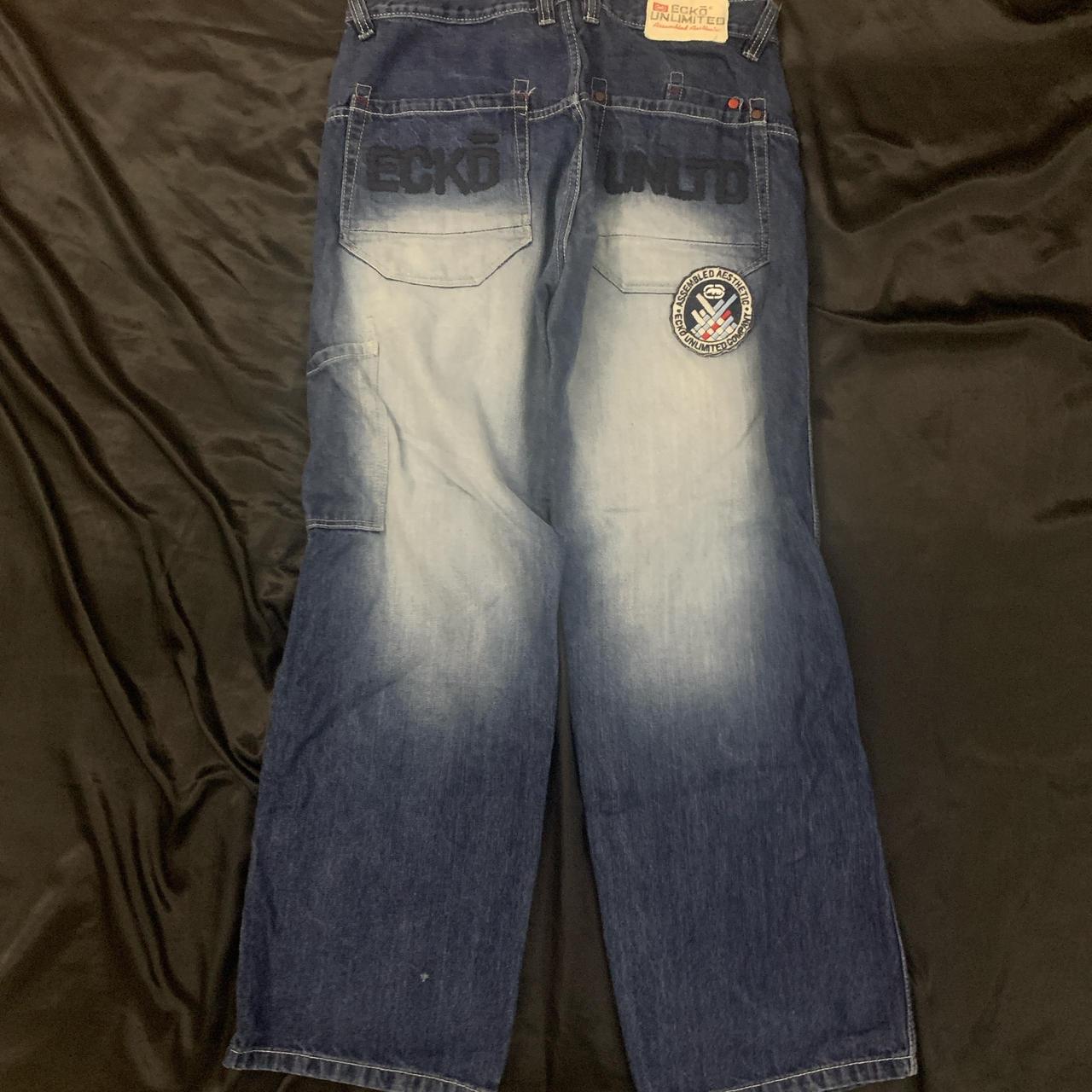 Ecko Unltd straight leg jeans, fits baggy - Depop