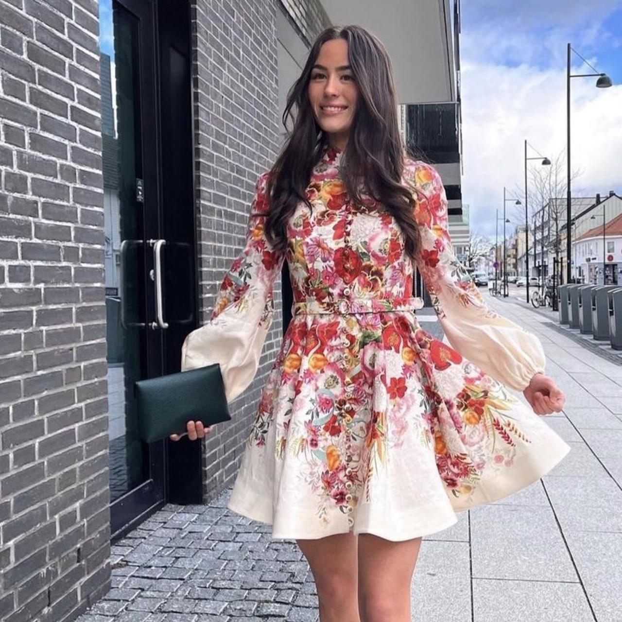 ZIMMERMAN WONDERLAND DRESS ZIMMERMAN SIZE 2 - FITS... - Depop