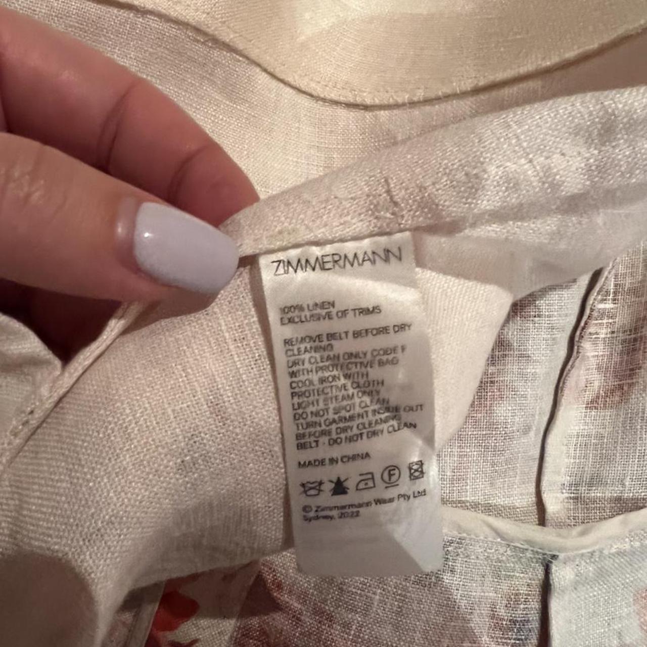 ZIMMERMAN WONDERLAND DRESS ZIMMERMAN SIZE 2 - FITS... - Depop