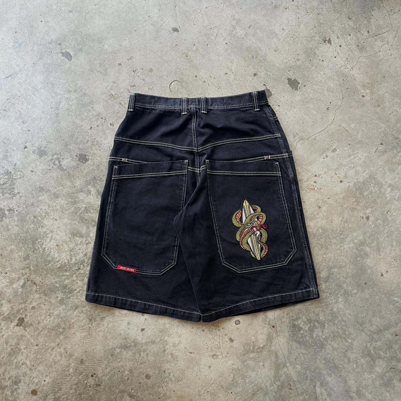 Vintage Rare JNCO Surf-Snake Jorts PLEASE DO NOT... - Depop