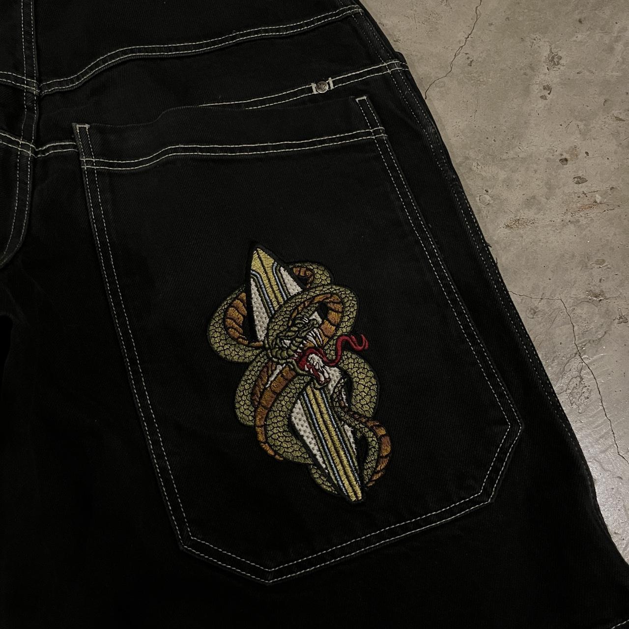 Vintage Rare JNCO Surf-Snake Jorts PLEASE DO NOT... - Depop