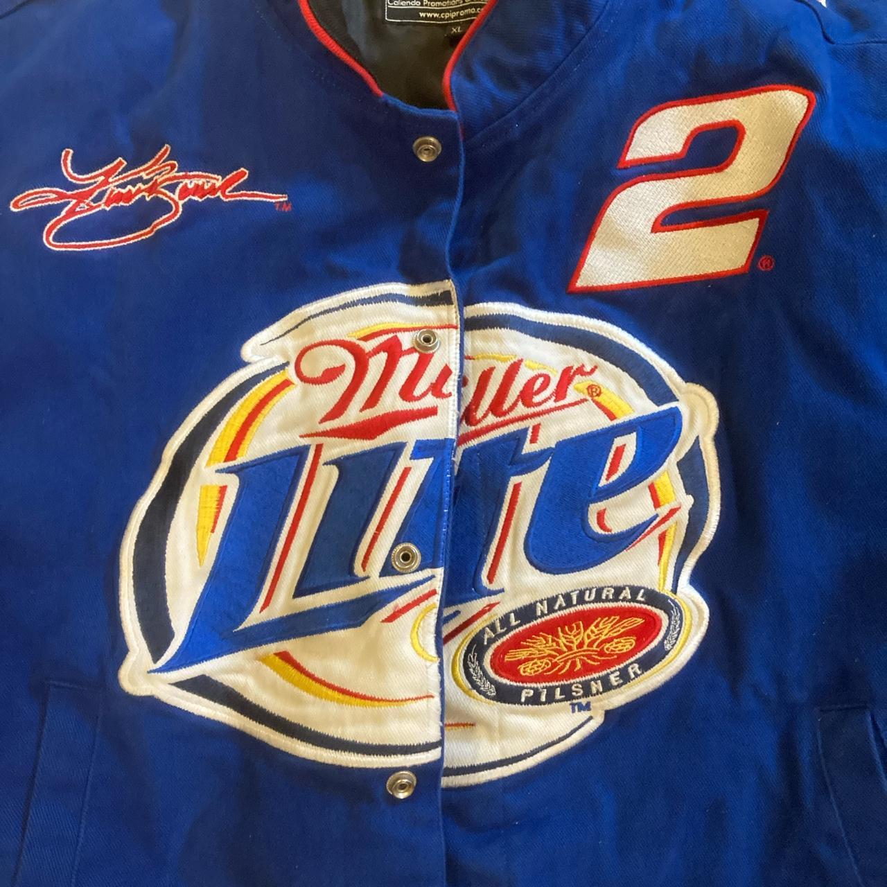 NASCAR Men's Red and Blue Jacket | Depop