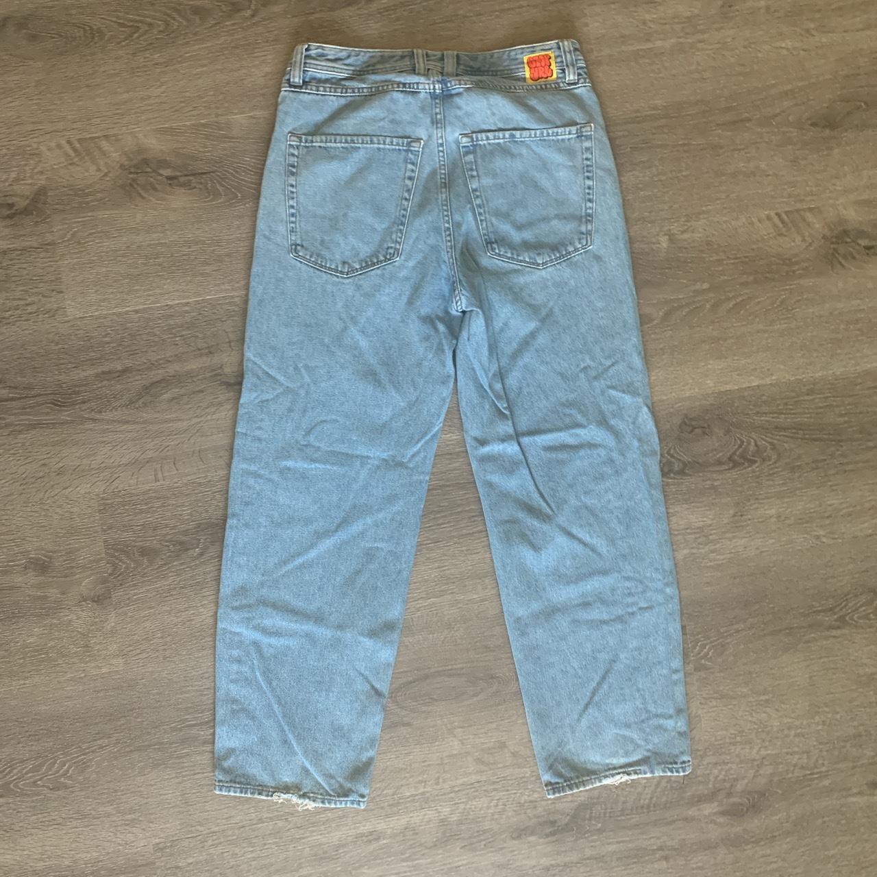 Light Blue Denim Empyre Jeans 30” Relaxed Fit... - Depop