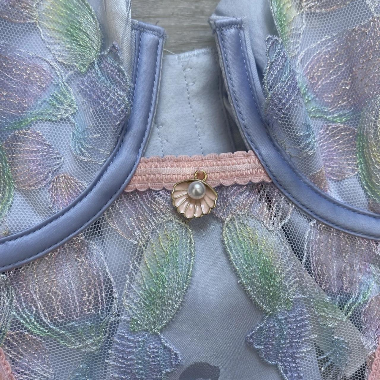 For Love And Lemons High Tide Bustier Seashell... | Depop