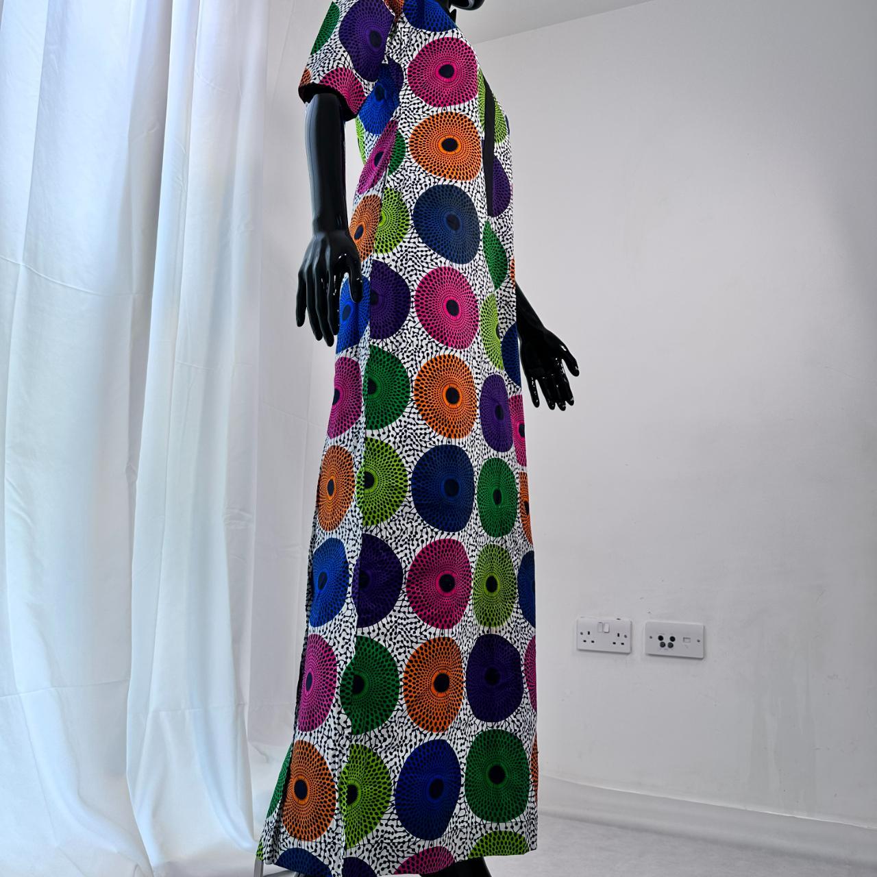 Nsu bura record long dress Size 8 Length 58 burst... - Depop