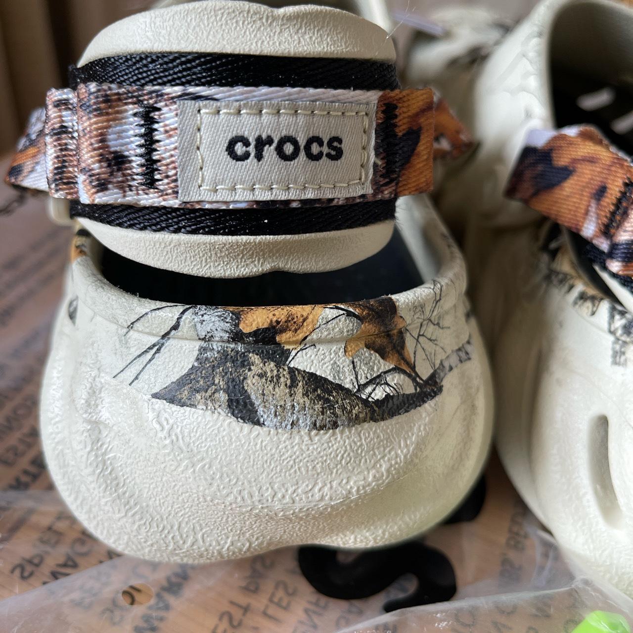 Crocs x real tree bone echo edge clogs size 6 38-39 - Depop