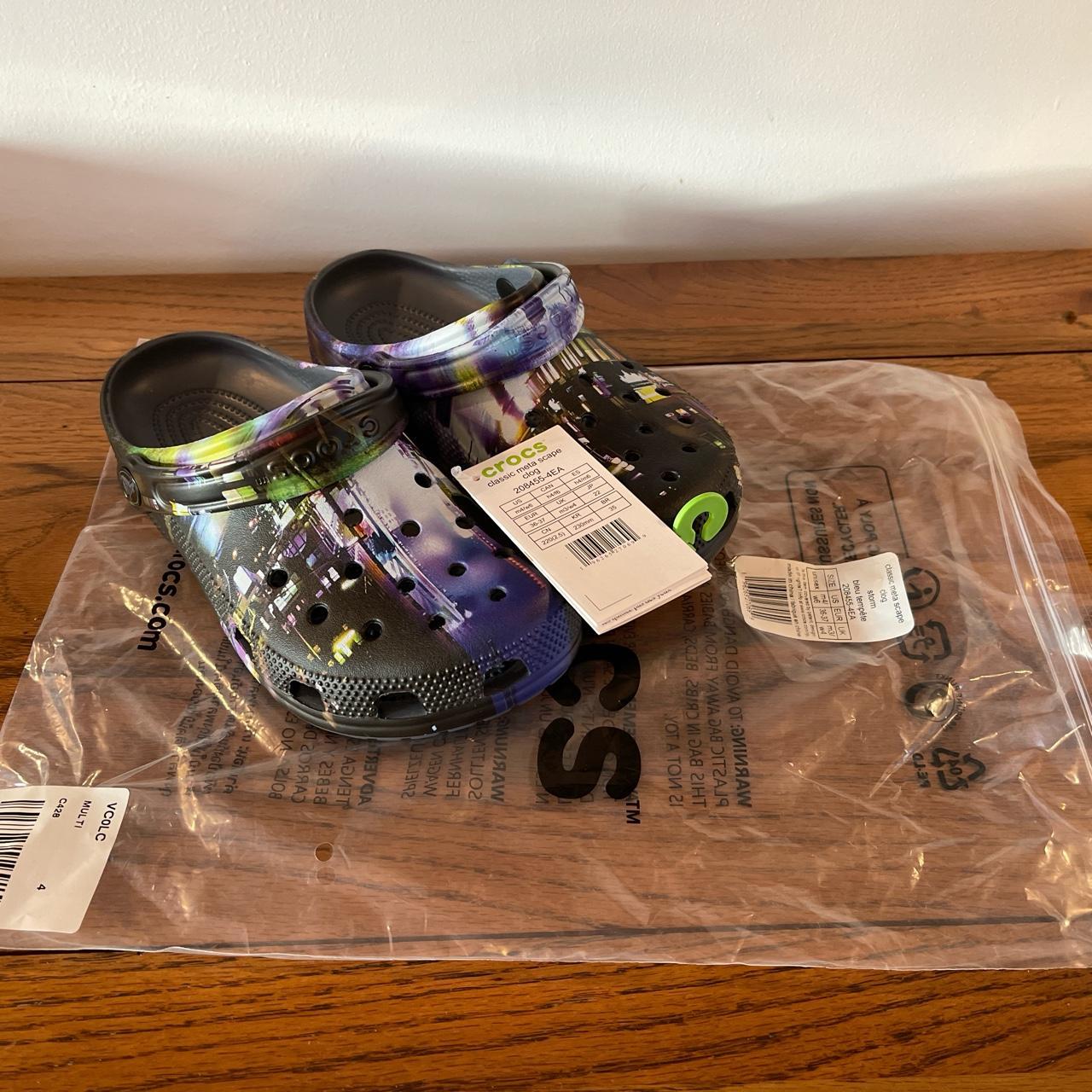 Crocs storm classic meta scape rubber clogs uk 4 36-37 - Depop