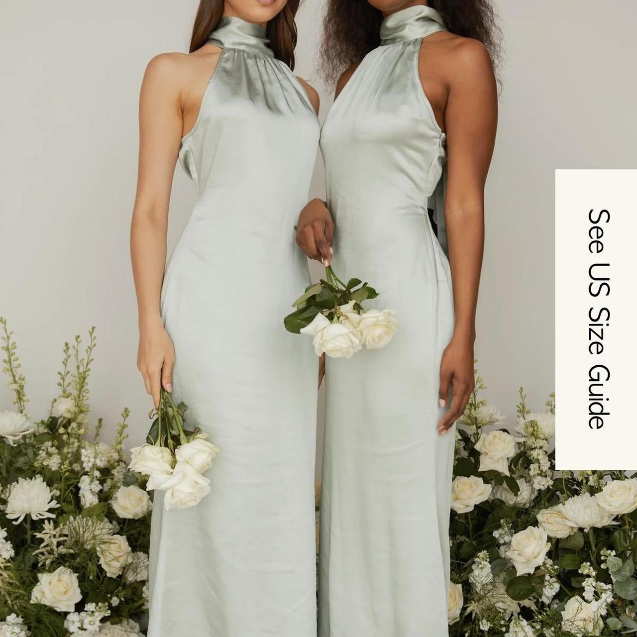 Pretty Lavish Women's Green Dress | Depop