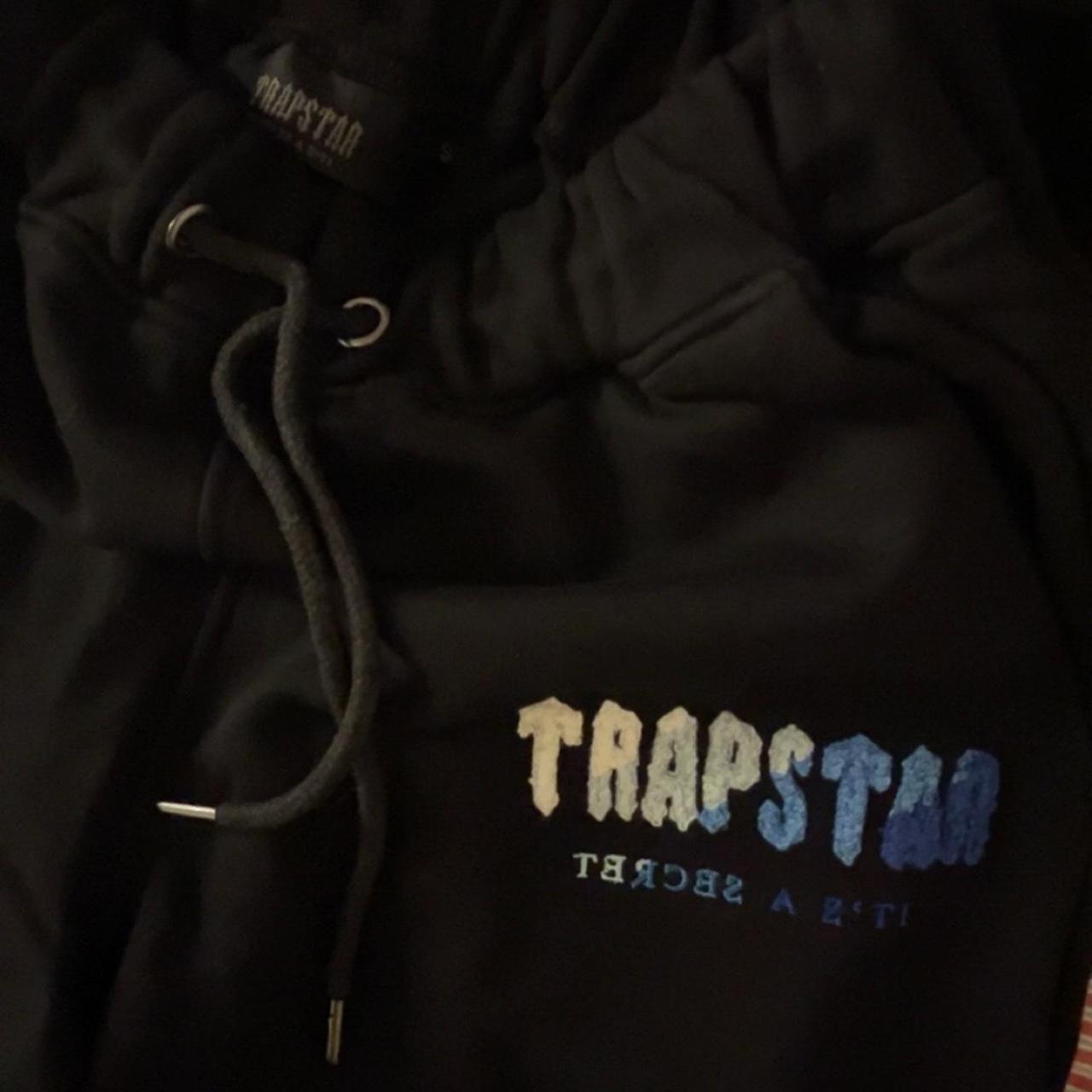Trapstar Men's Black and Blue Shorts | Depop