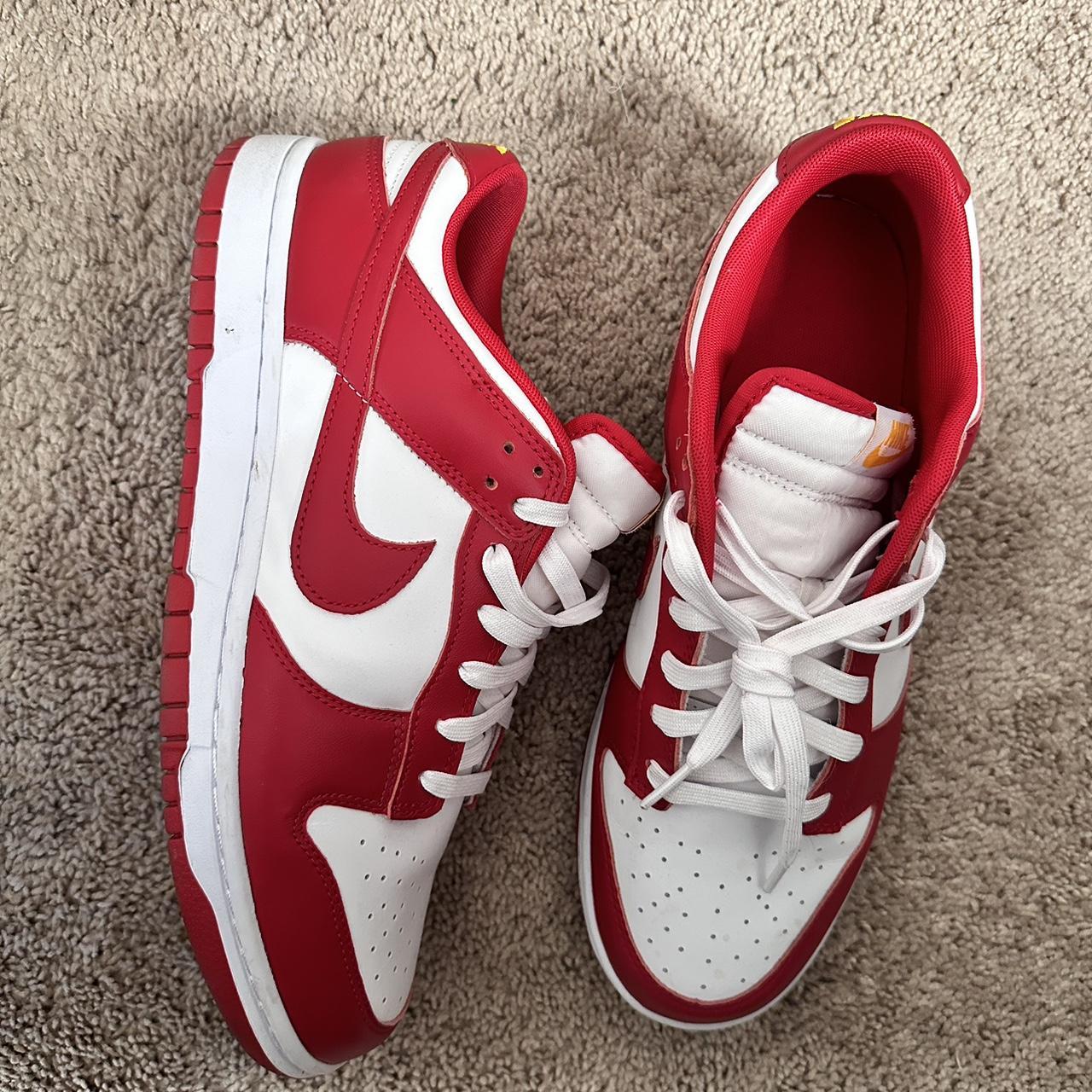 Gym red nike dunk low - Depop