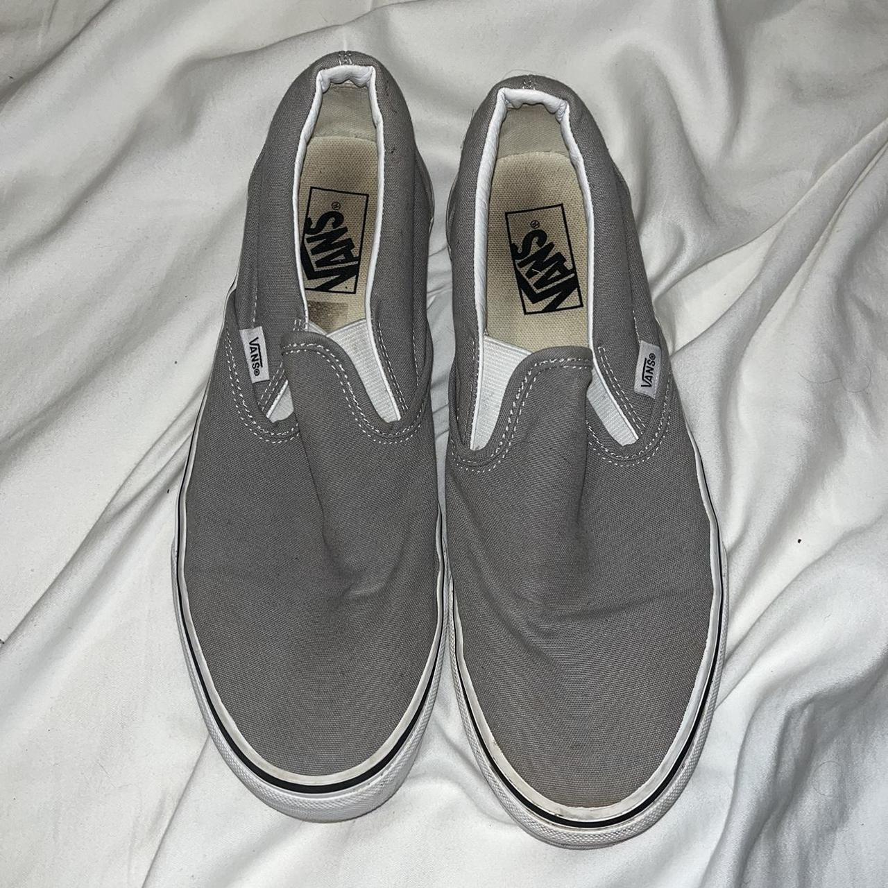 Grey Vans Men’s 9 Barely worn - Depop