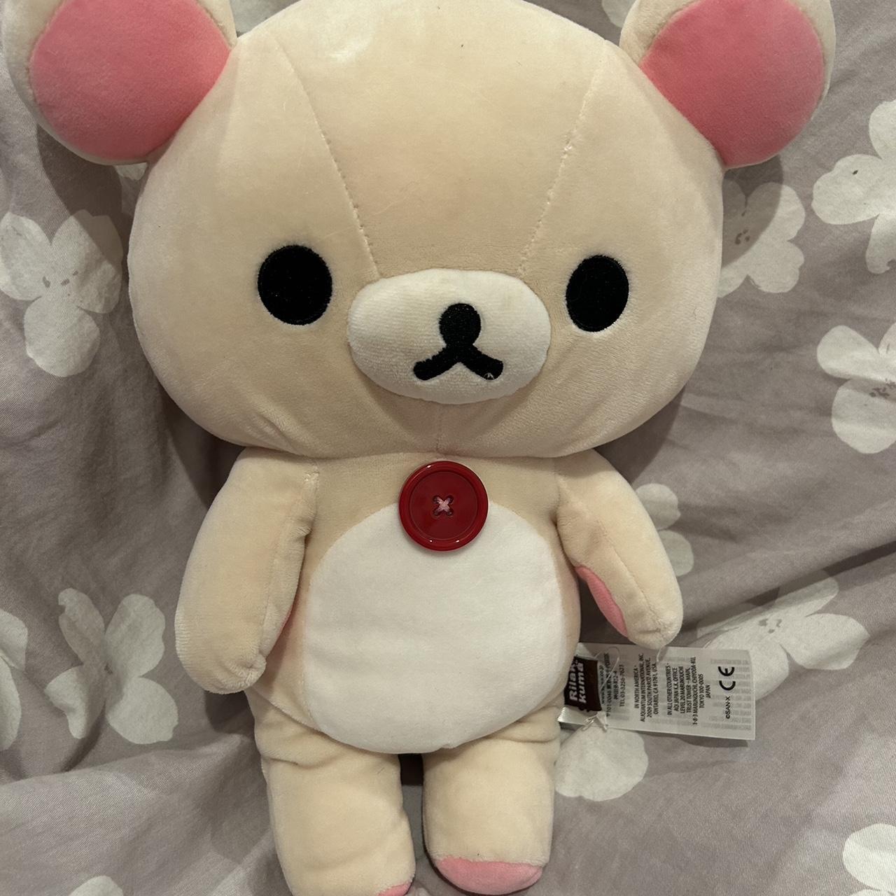 white rilakkuma plush - Depop