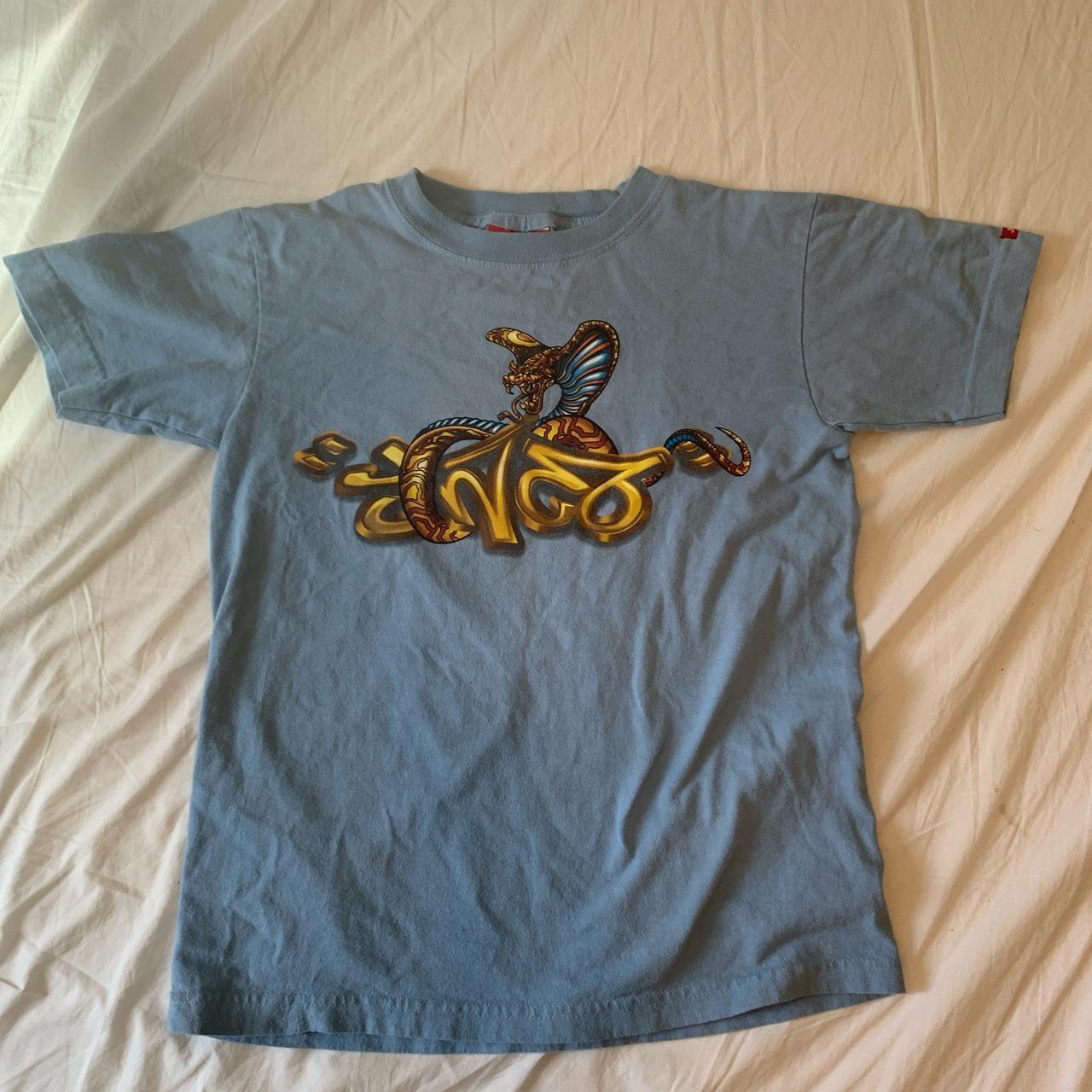 Vintage blue jnco cobra t shirt size small Good... - Depop
