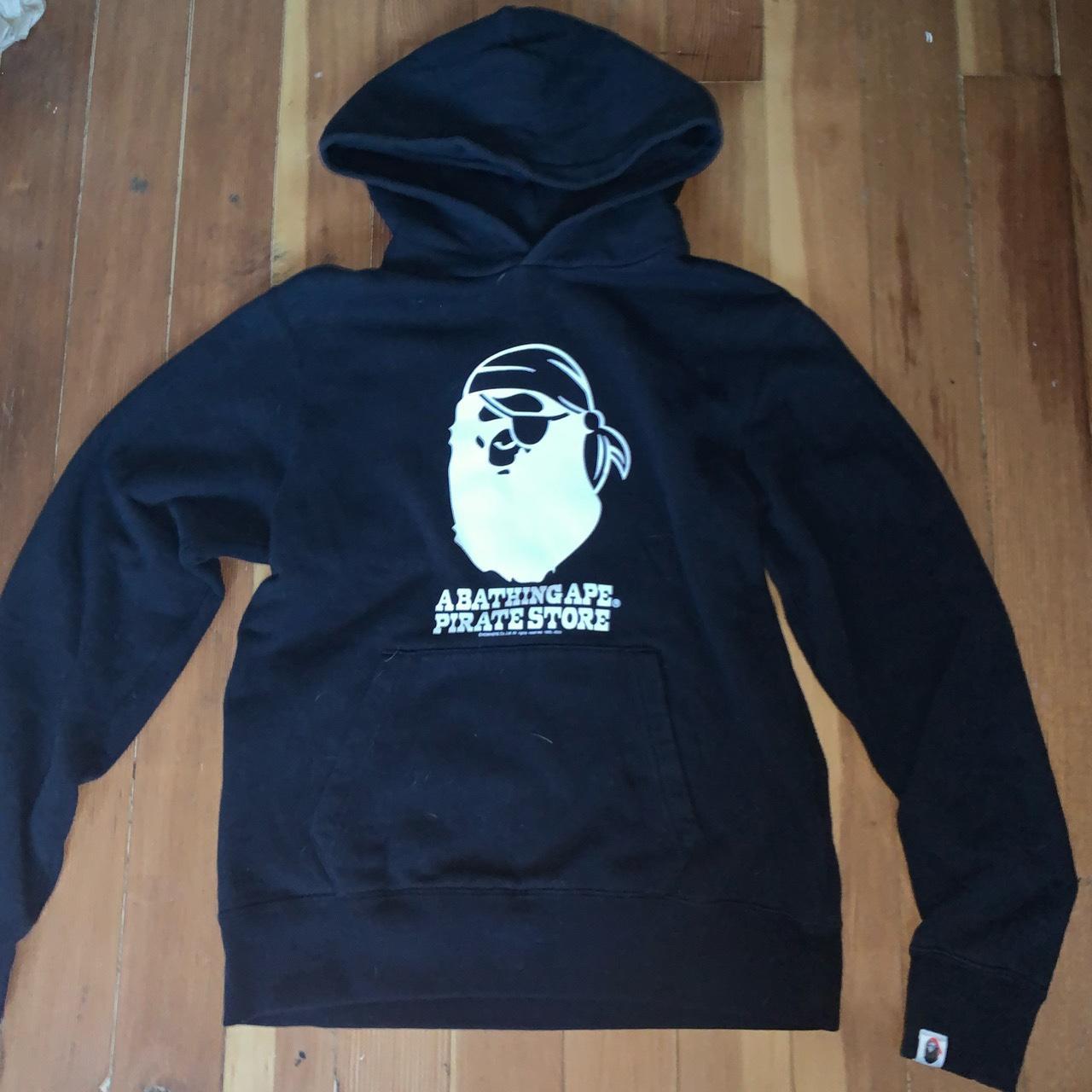 Very rare bape pirate store hoodie Size... - Depop