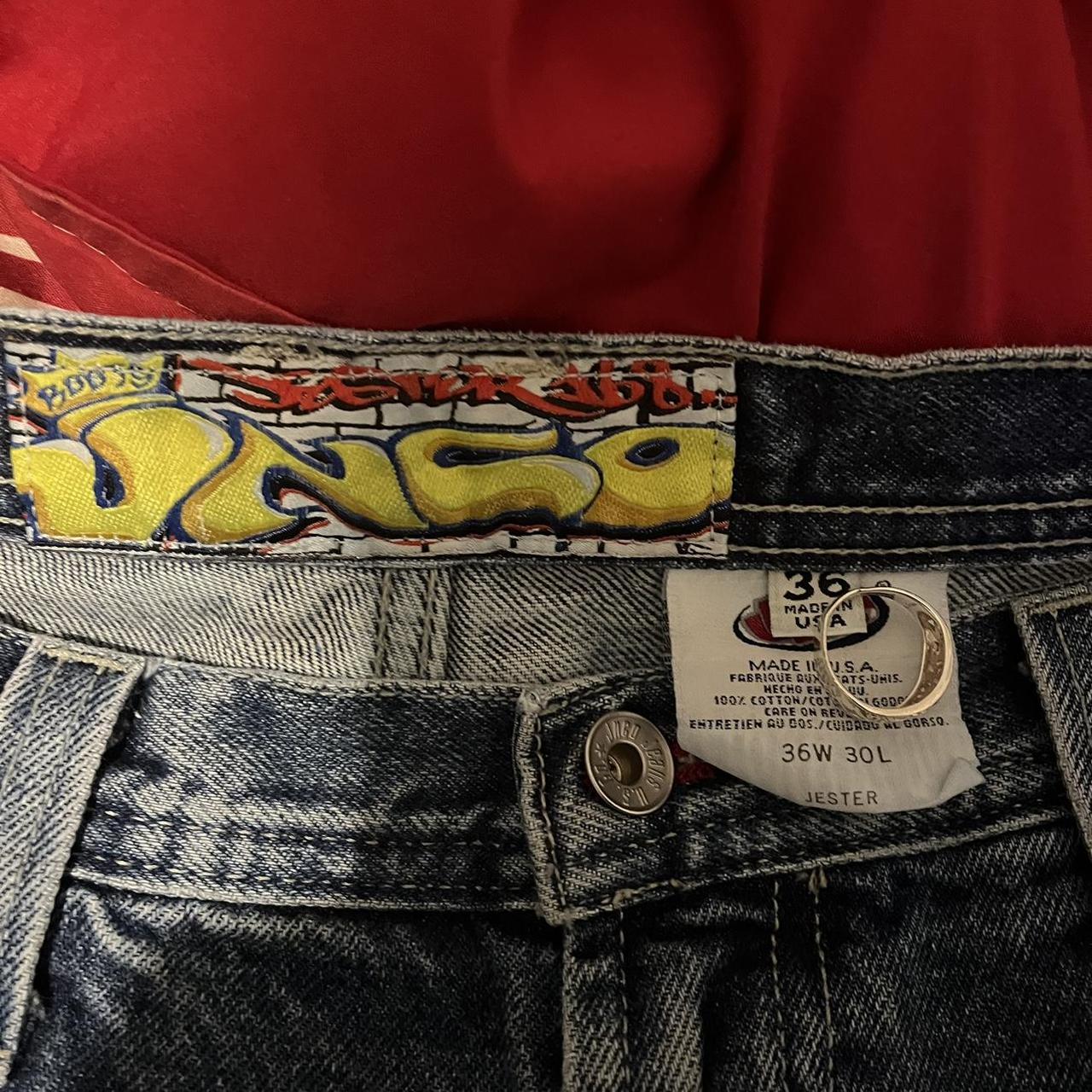vintage jester jnco jeans baggy fit in really good... - Depop
