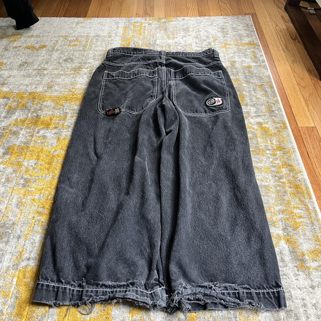 Baggy Jnco Jeans waist :38 slight heel bite... - Depop