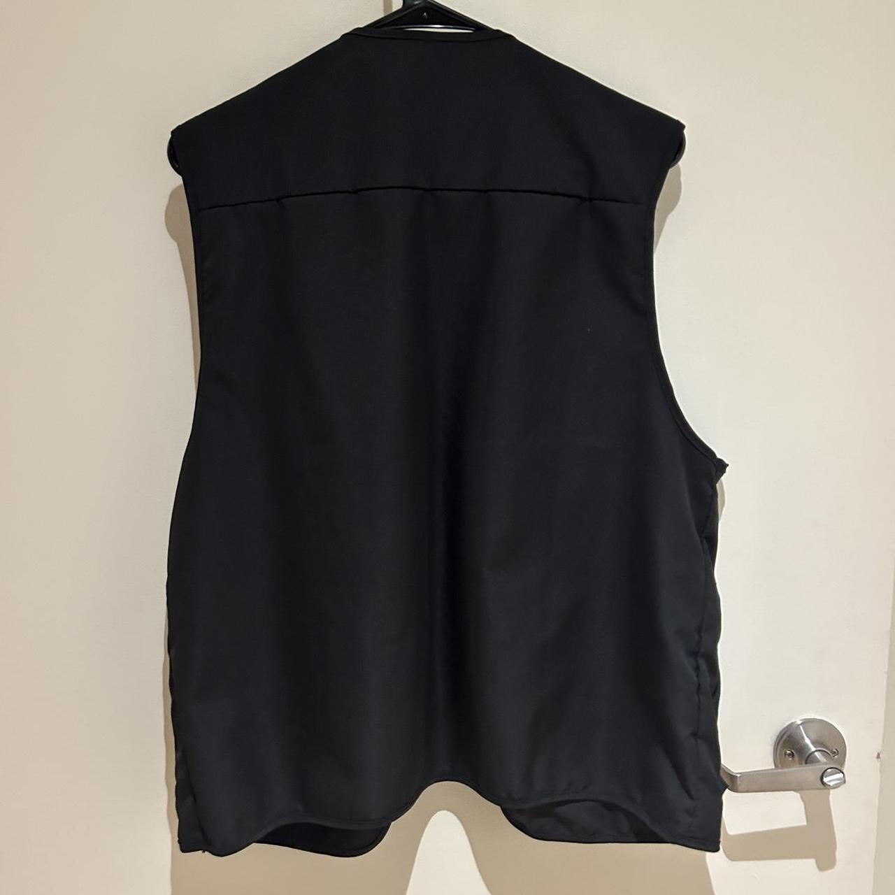 Black utility vest - Depop