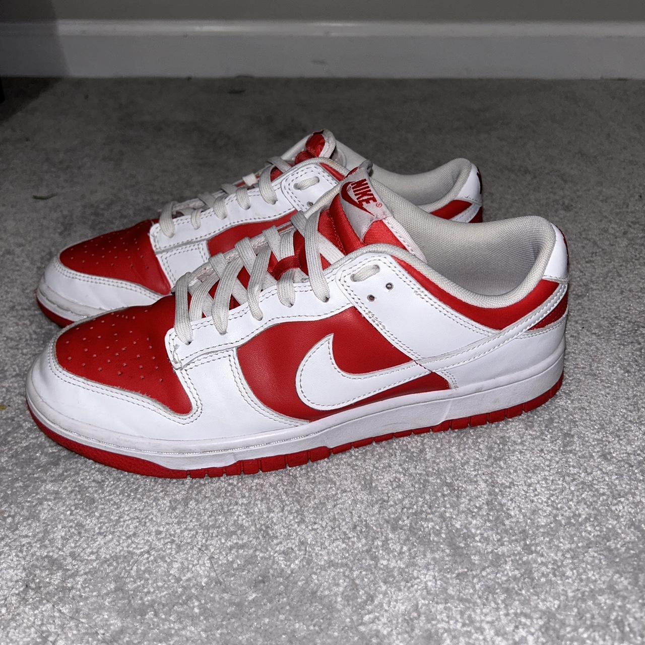 Nike Dunk Low “Championship Red” Size : 11 - Depop