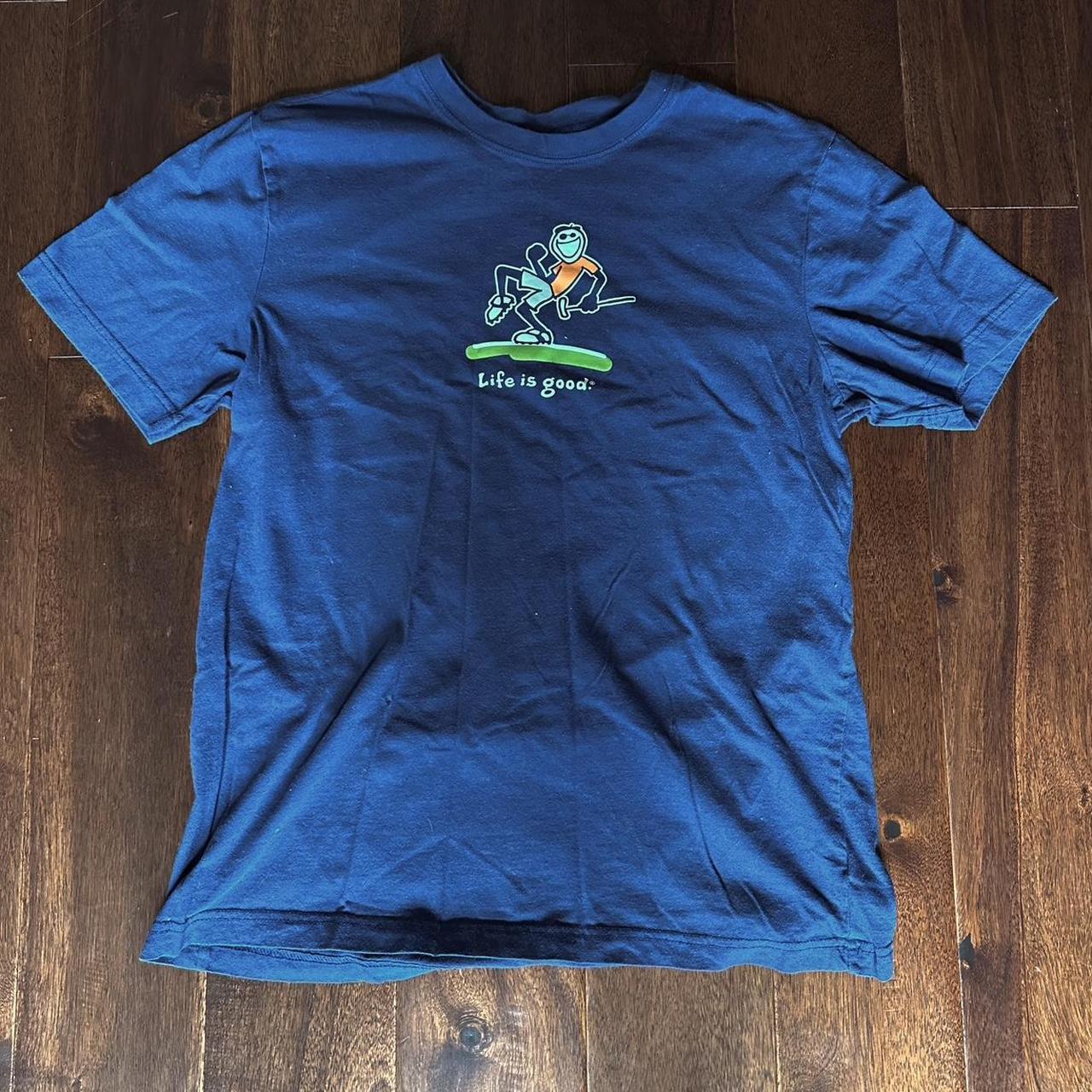 Life is good golfing tee. Good condition. Only worn... - Depop