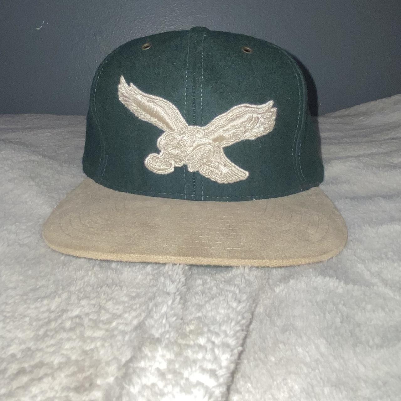 Vintage Eagle hat leather adjustable strap on back - Depop