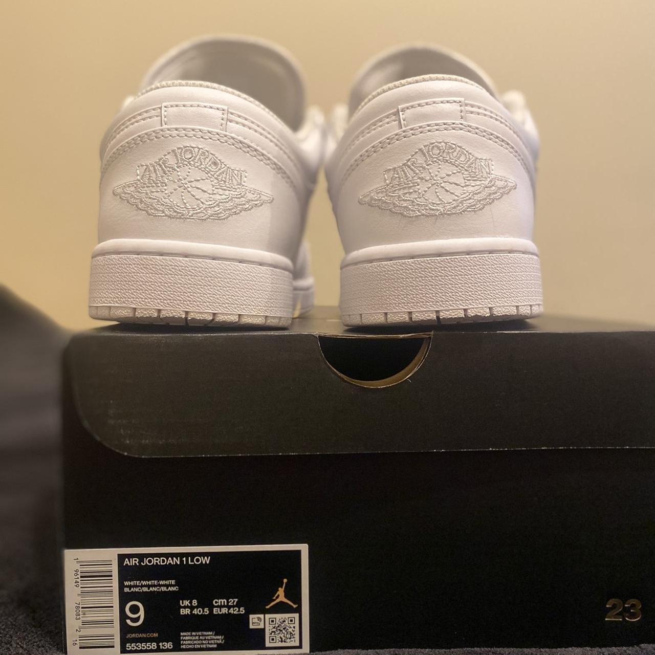 Jordan Men's White Trainers | Depop