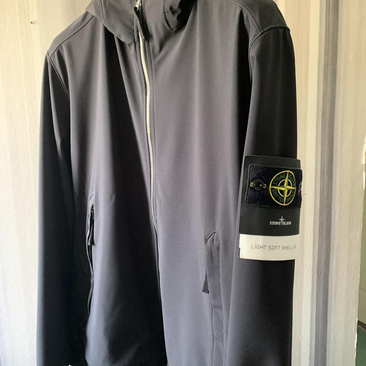 XXL Stone island light soft shell-r Brand new, never... - Depop