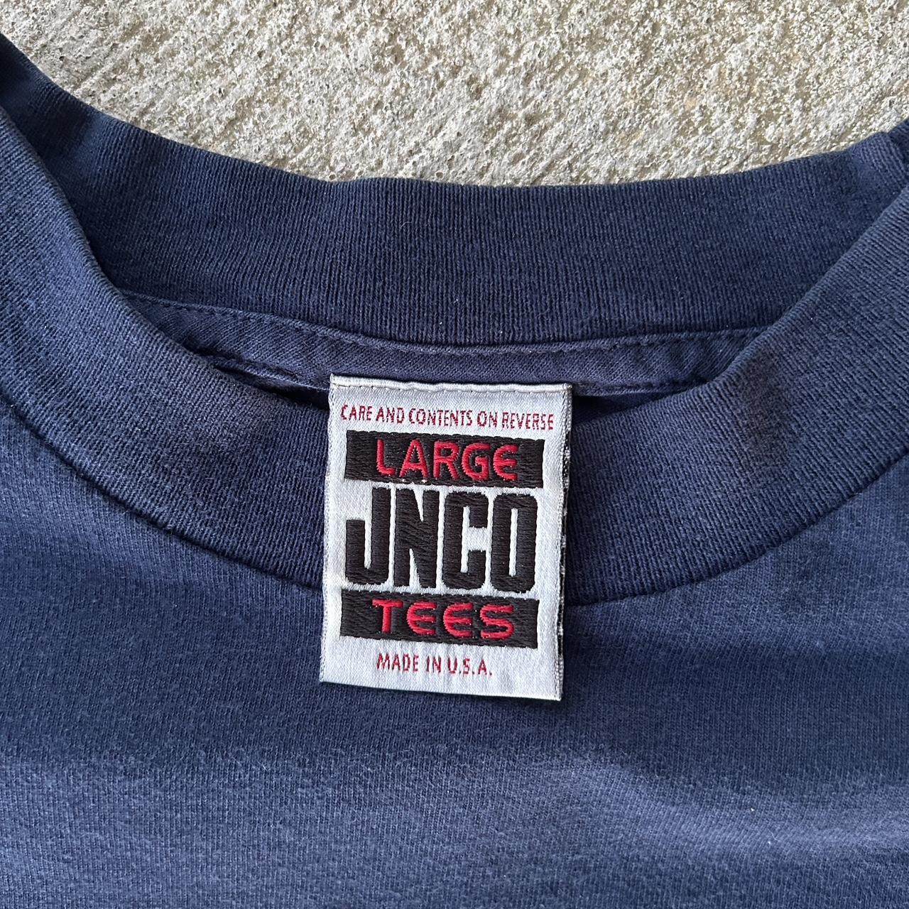 ON HOLD 1990’s Navy Blue JNCO Jeans “Stand Proud”... - Depop