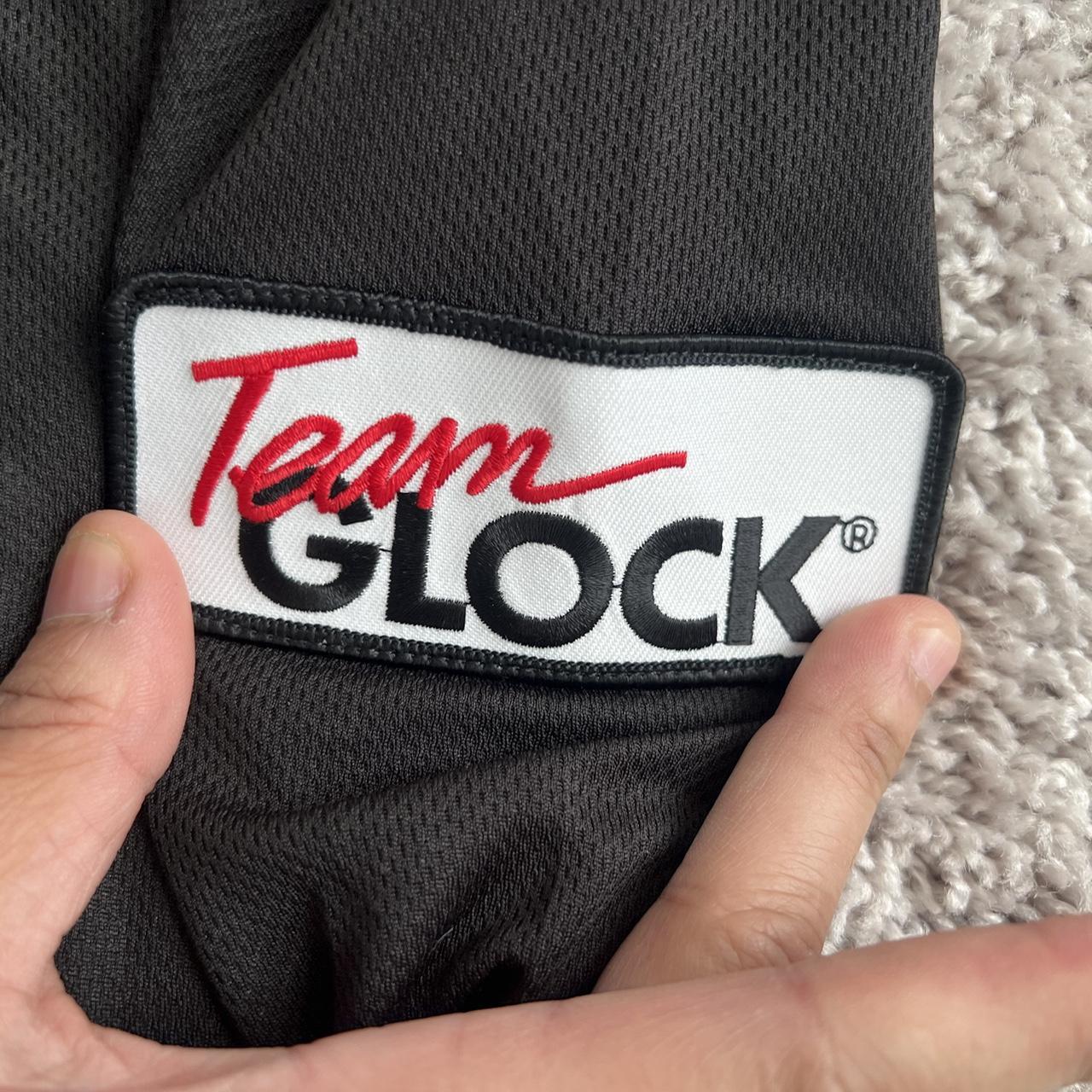 GLOCK GUN SHOP POLO SIZE XL TEAM GLOCK PATCHES ON... - Depop