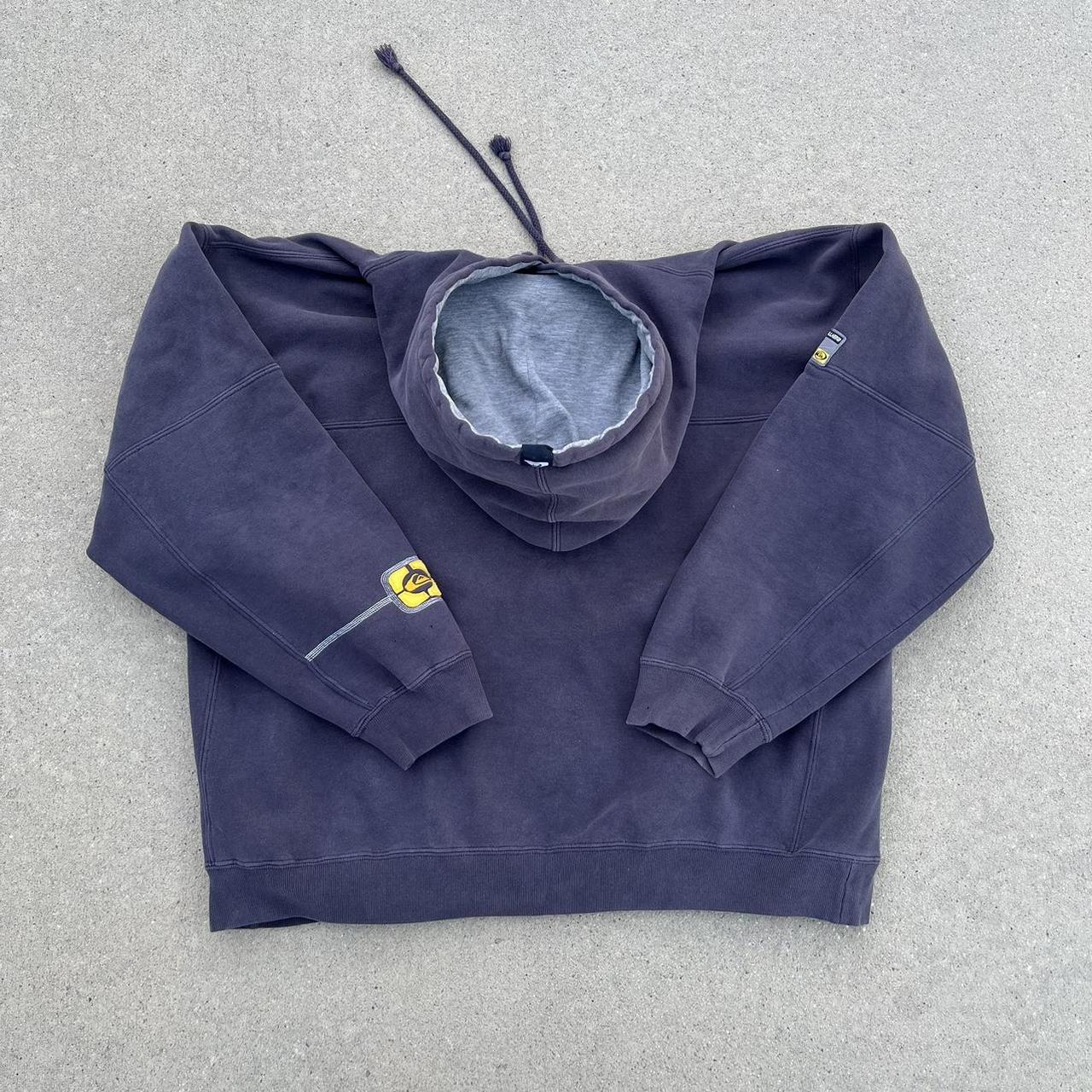 Crazy vintage quicksilver panel hoodie Large Crazy... - Depop