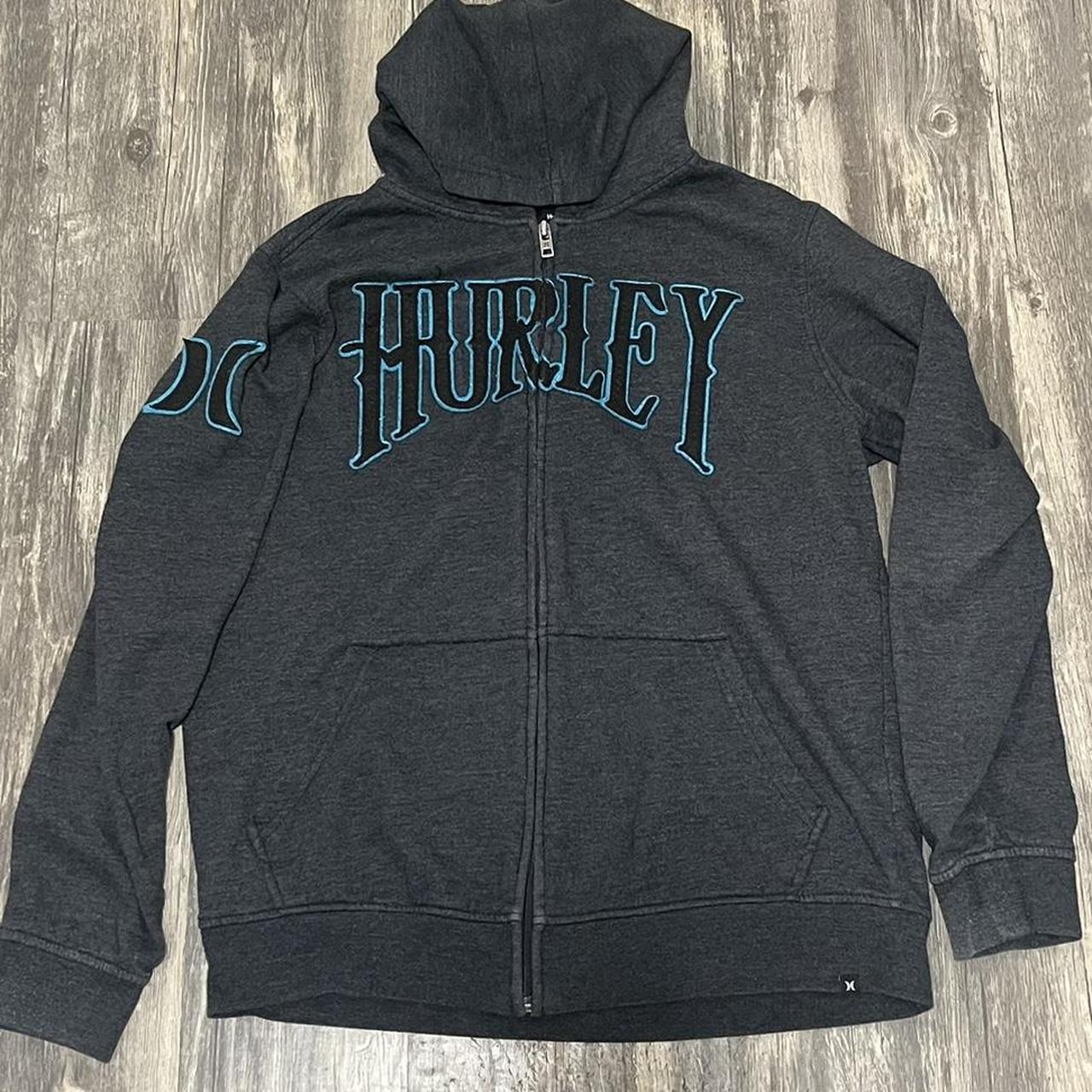Hurley embroidered jacket medium This is secondhand... - Depop