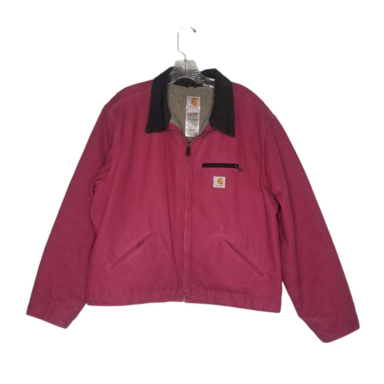 Carhartt Women WJ097 RBY Detroit Jacket Coat Sherpa... - Depop