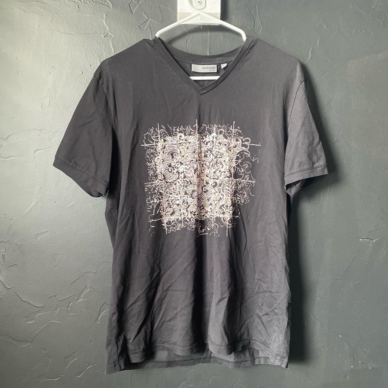 mens Murano tee cool graphic design worn a couple... - Depop